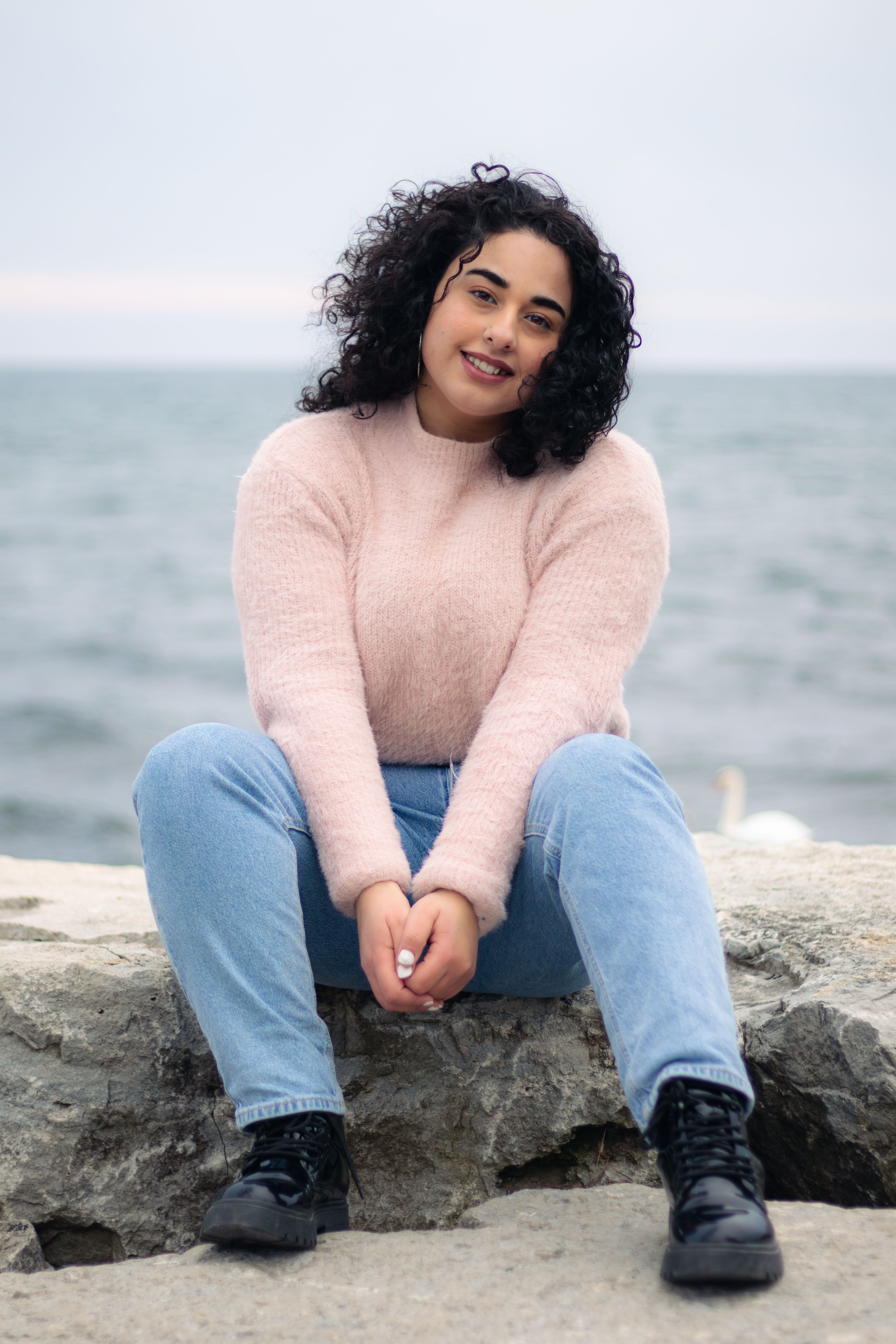 Smiling Woman on Waterfront in Toronto · Free Stock Photo