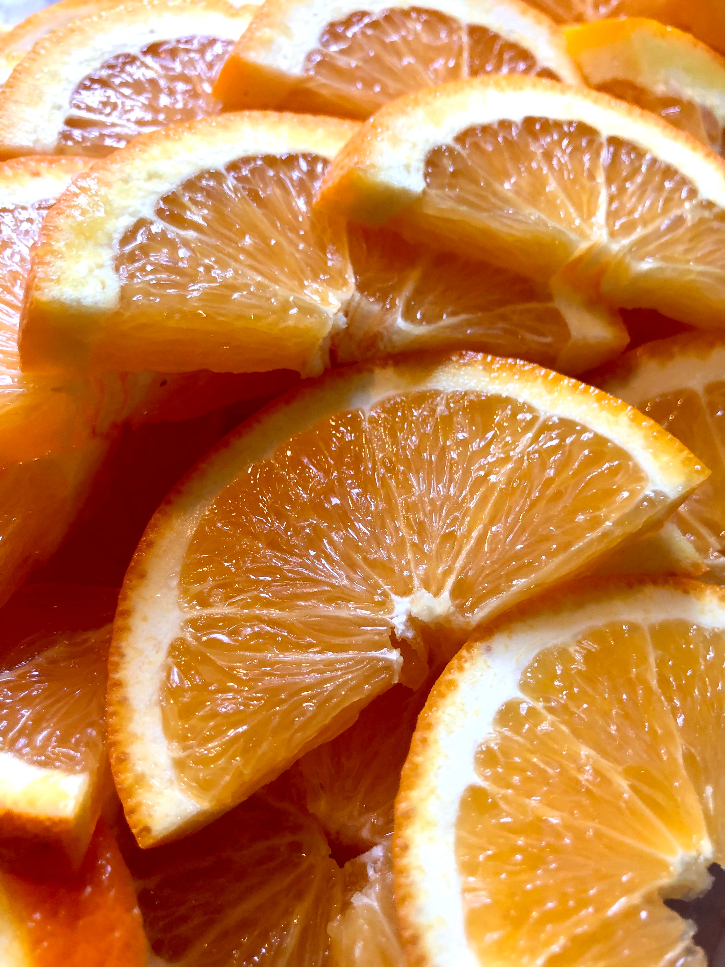Close-up of Fresh Juicy Orange Slices · Free Stock Photo