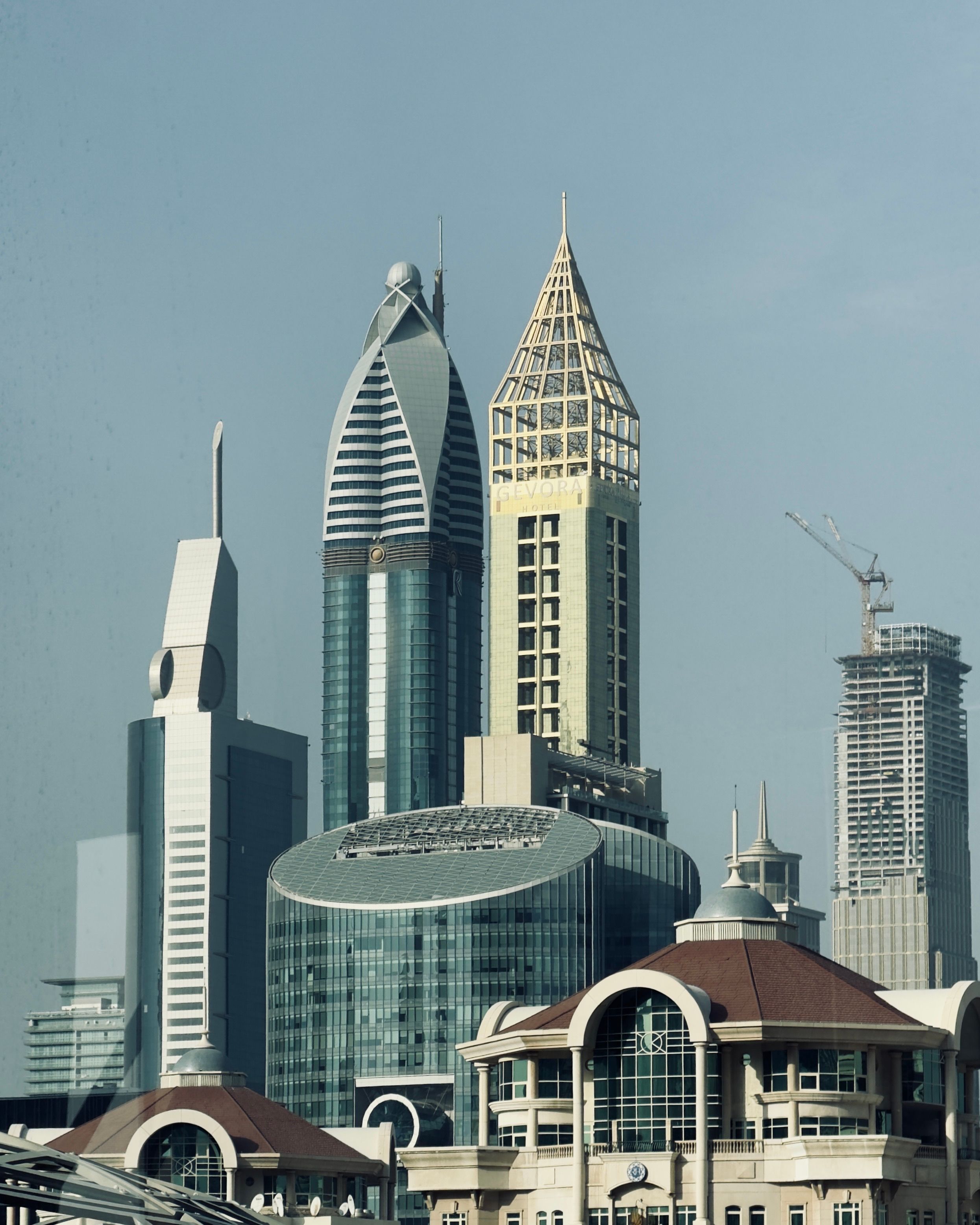 Modern Skyline of Dubai with Iconic Skyscrapers · Free Stock Photo