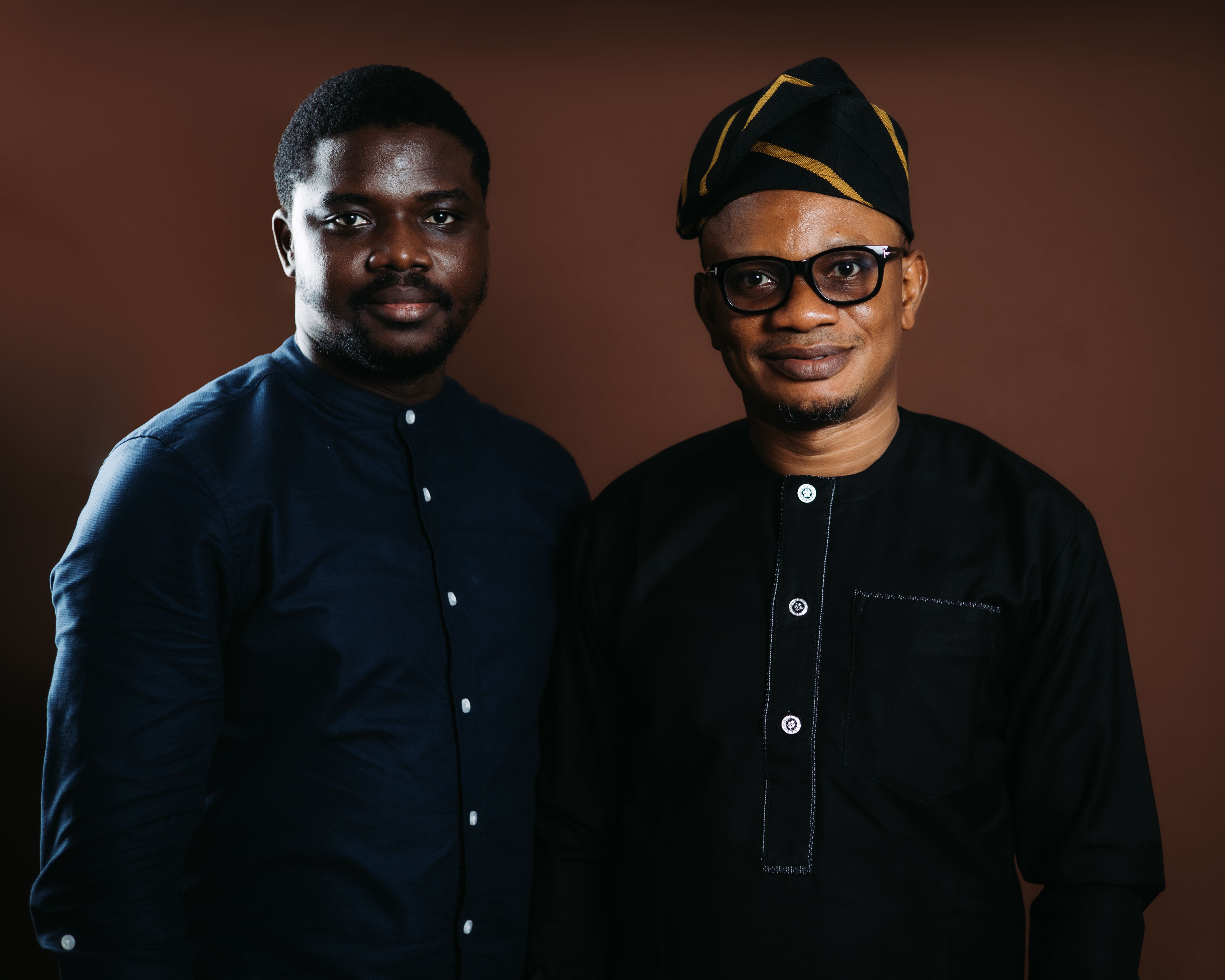 Traditional Nigerian Attire Portrait of Two Men · Free Stock Photo