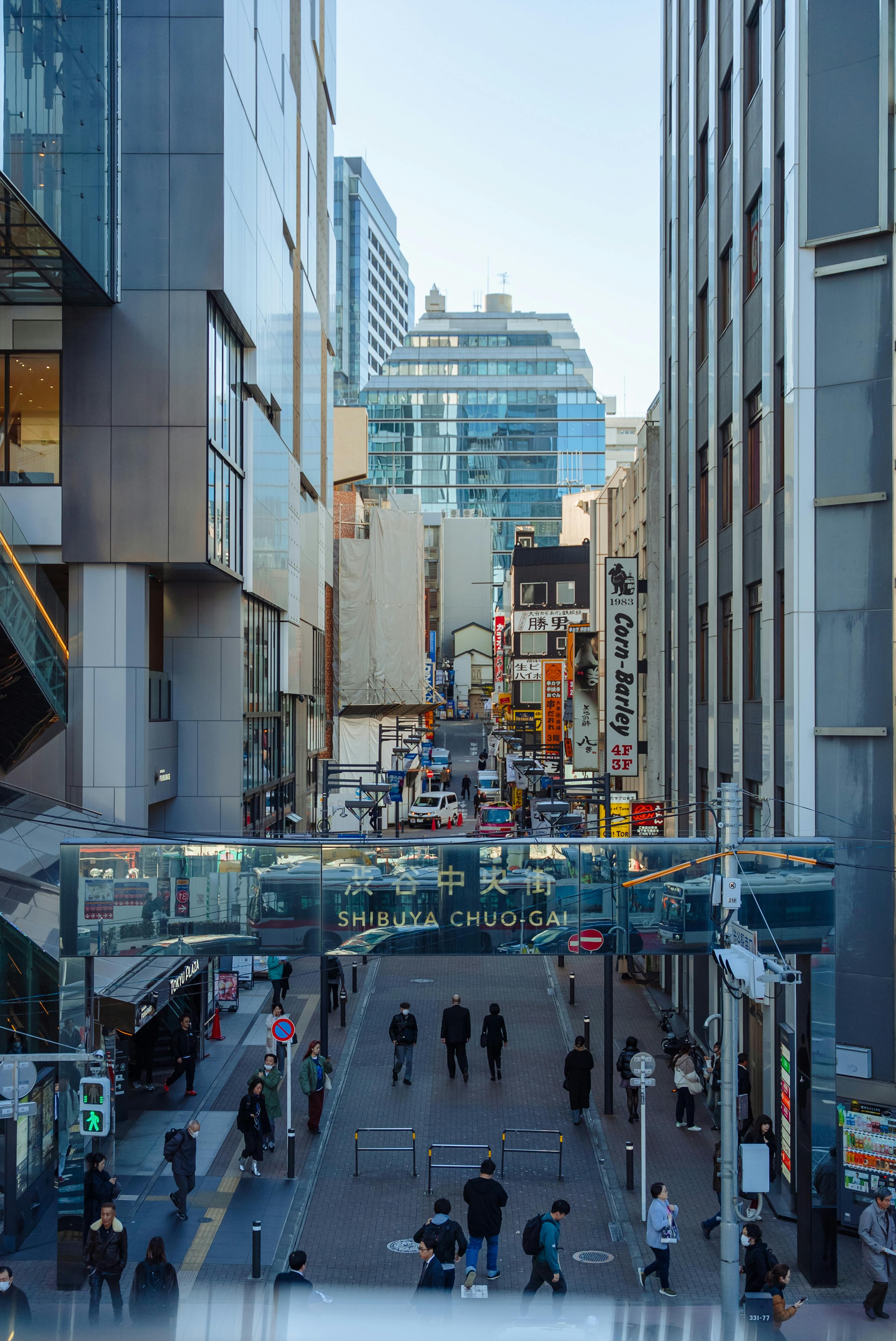 Bustling Street Scene in Shibuya, Tokyo · Free Stock Photo