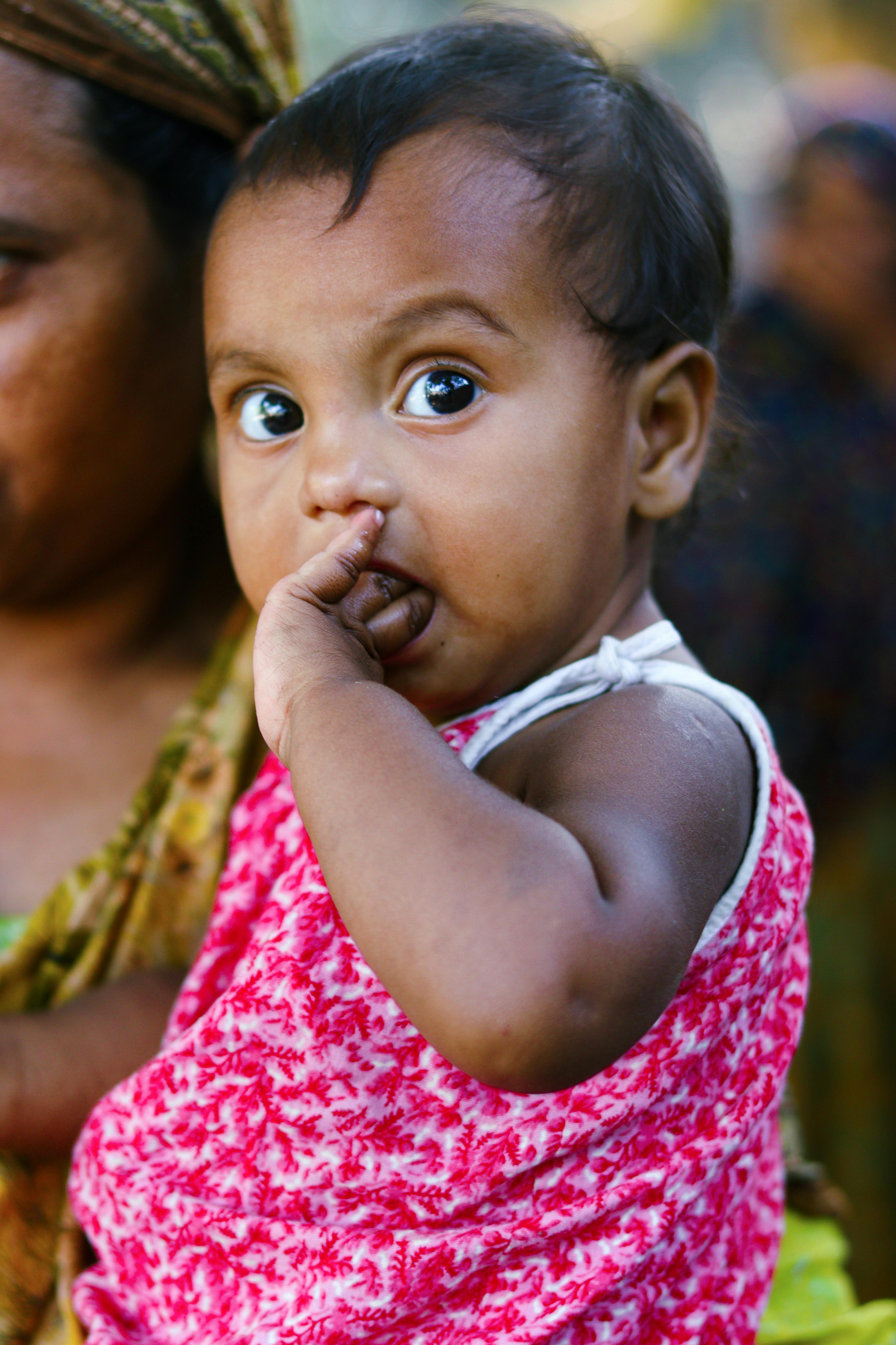 Adorable South Asian Baby in Bangladesh Outdoors · Free Stock Photo