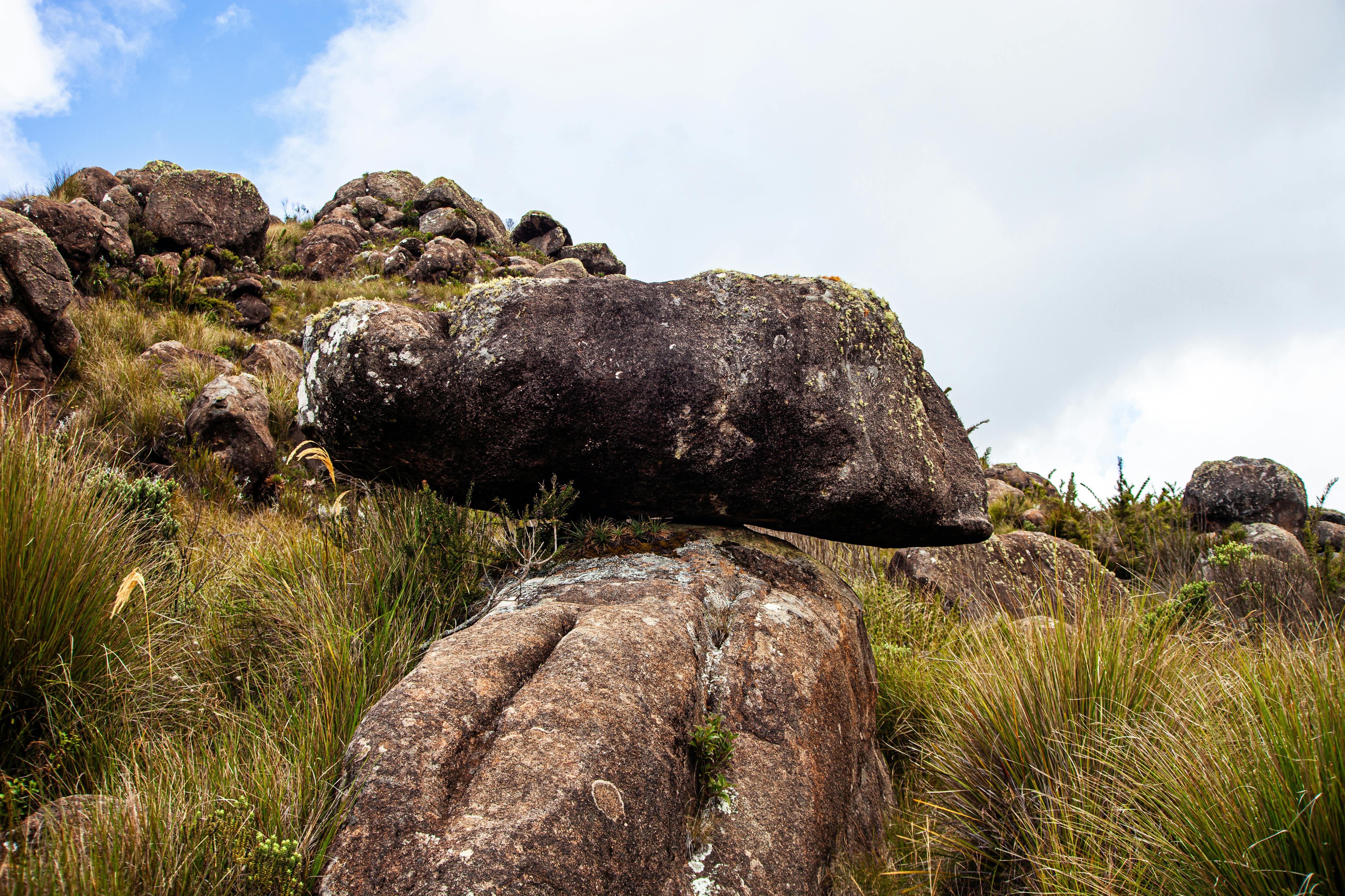 Balancing Rock Formation in Natural Landscape · Free Stock Photo