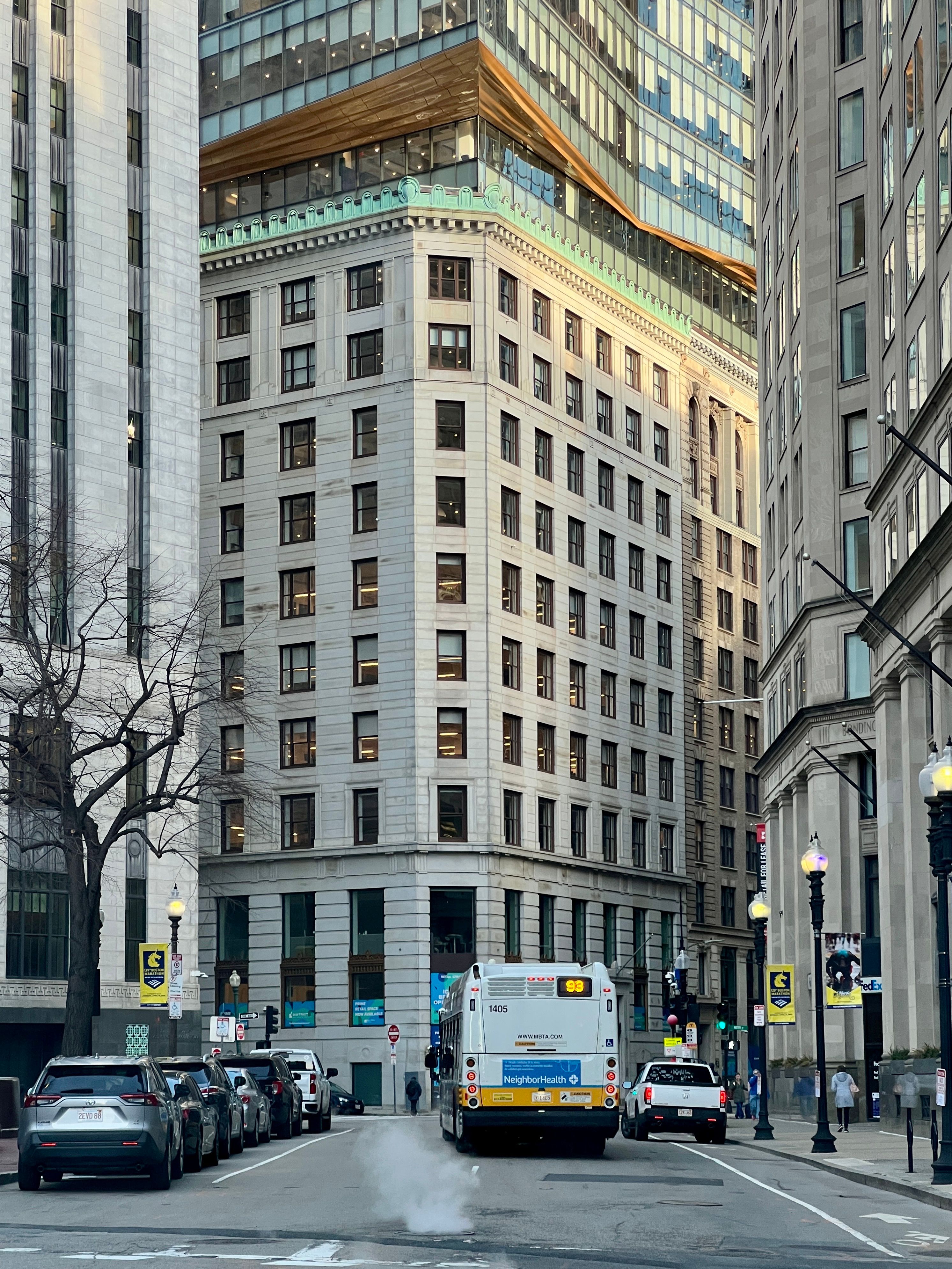 Urban City Street with High-Rise Buildings · Free Stock Photo