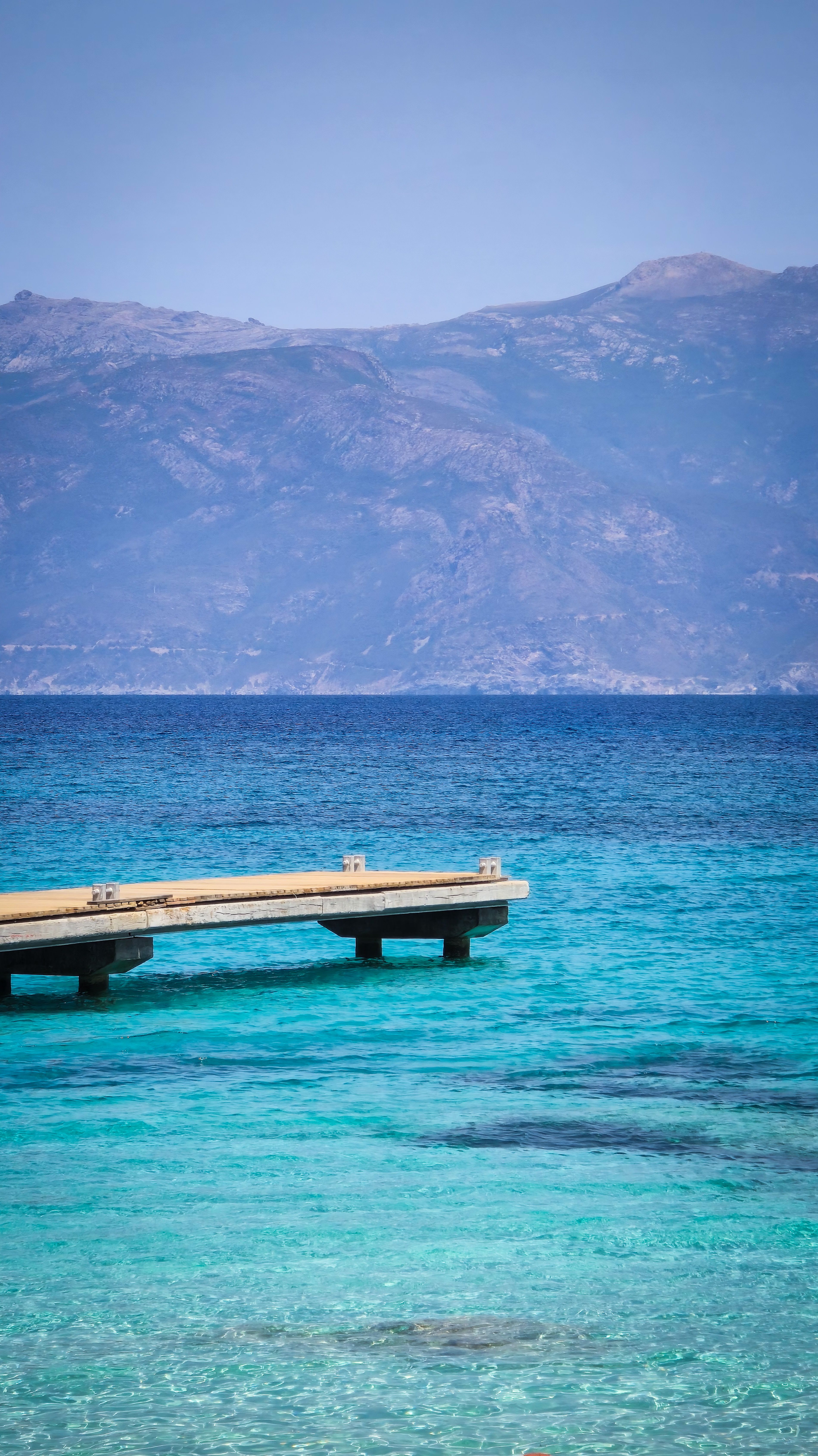 Serene French Mediterranean Seascape with Pier · Free Stock Photo