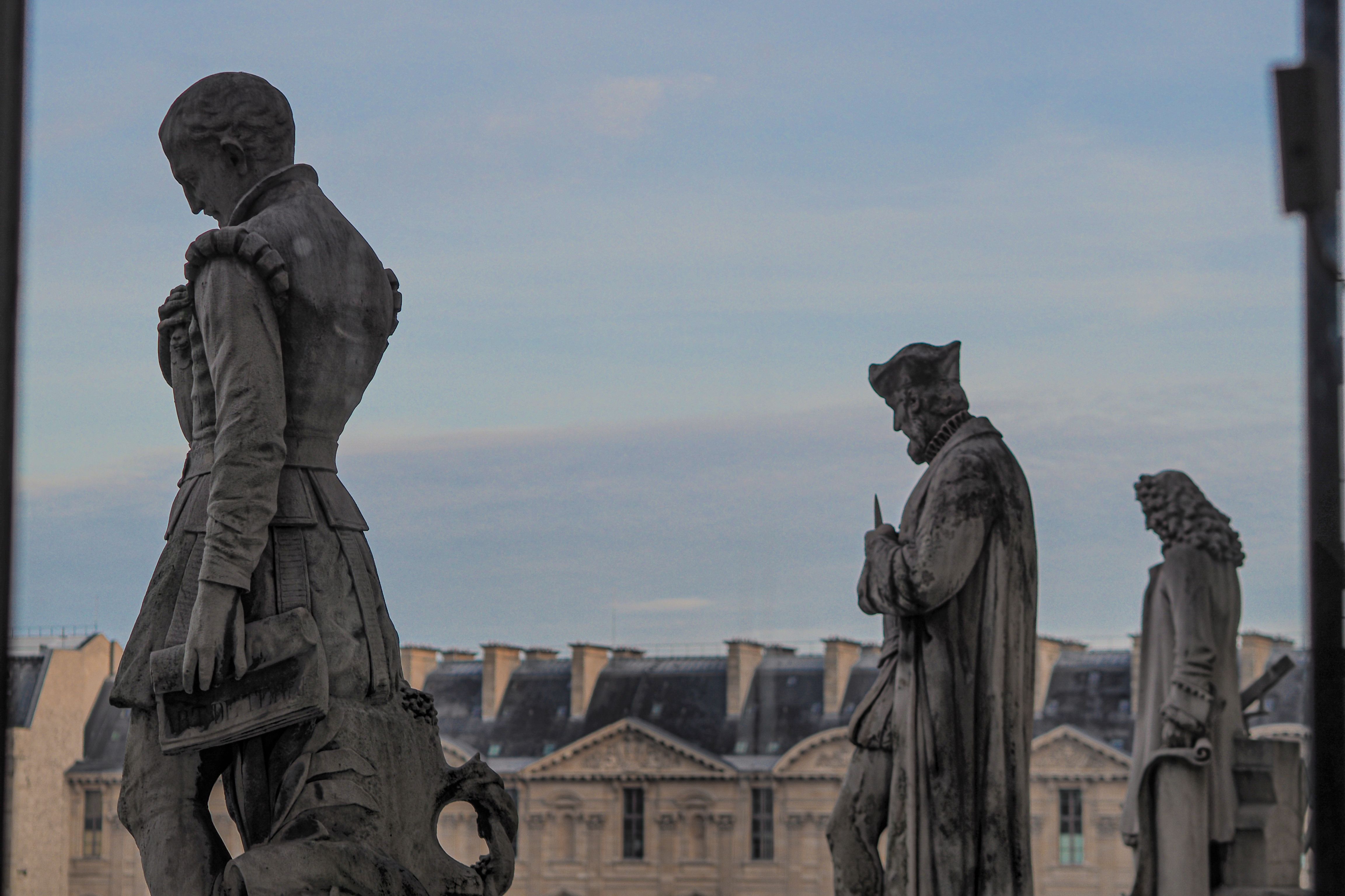 Statues at the Louvre Museum in Paris · Free Stock Photo