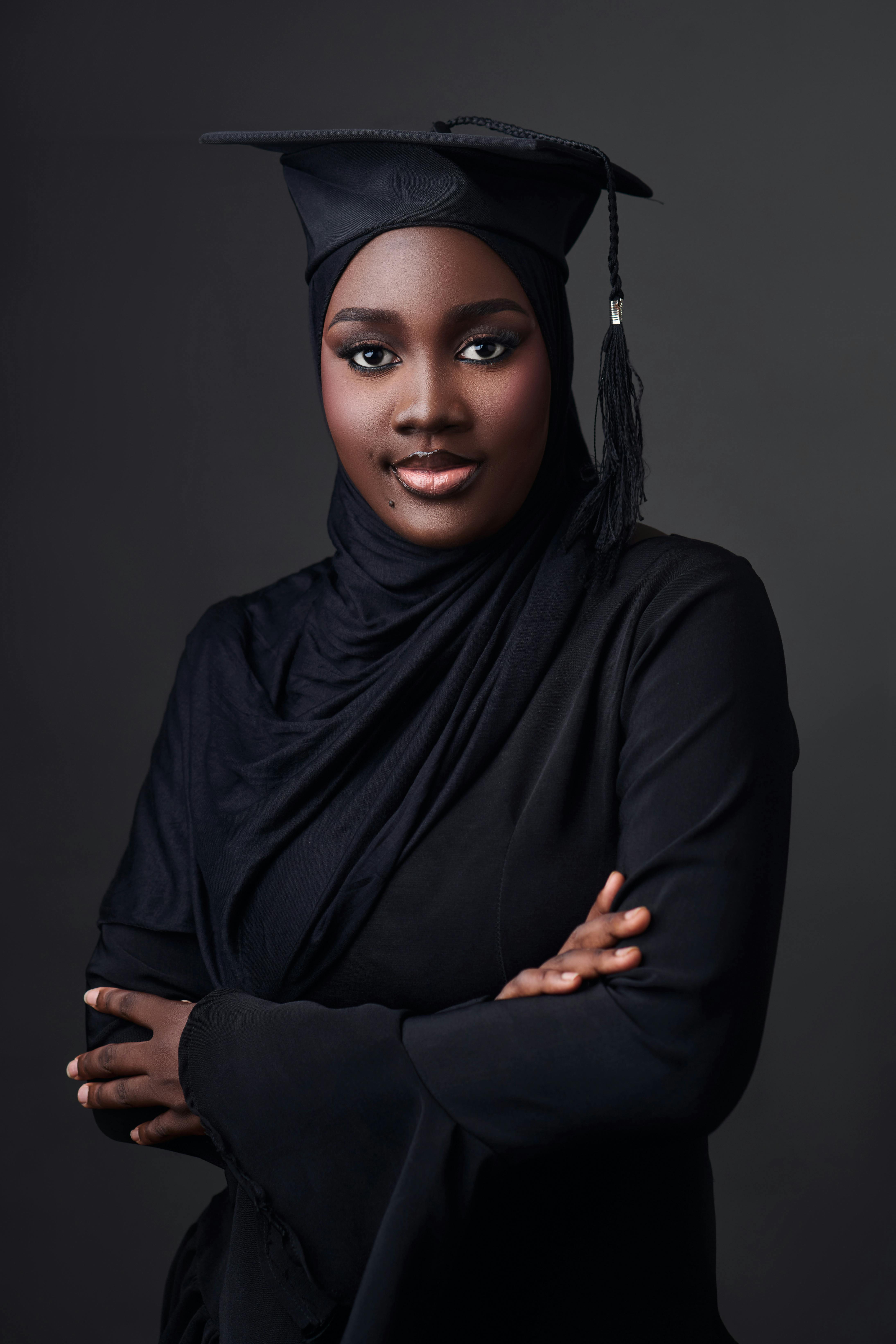 Proud Nigerian Graduate Celebrating Success · Free Stock Photo
