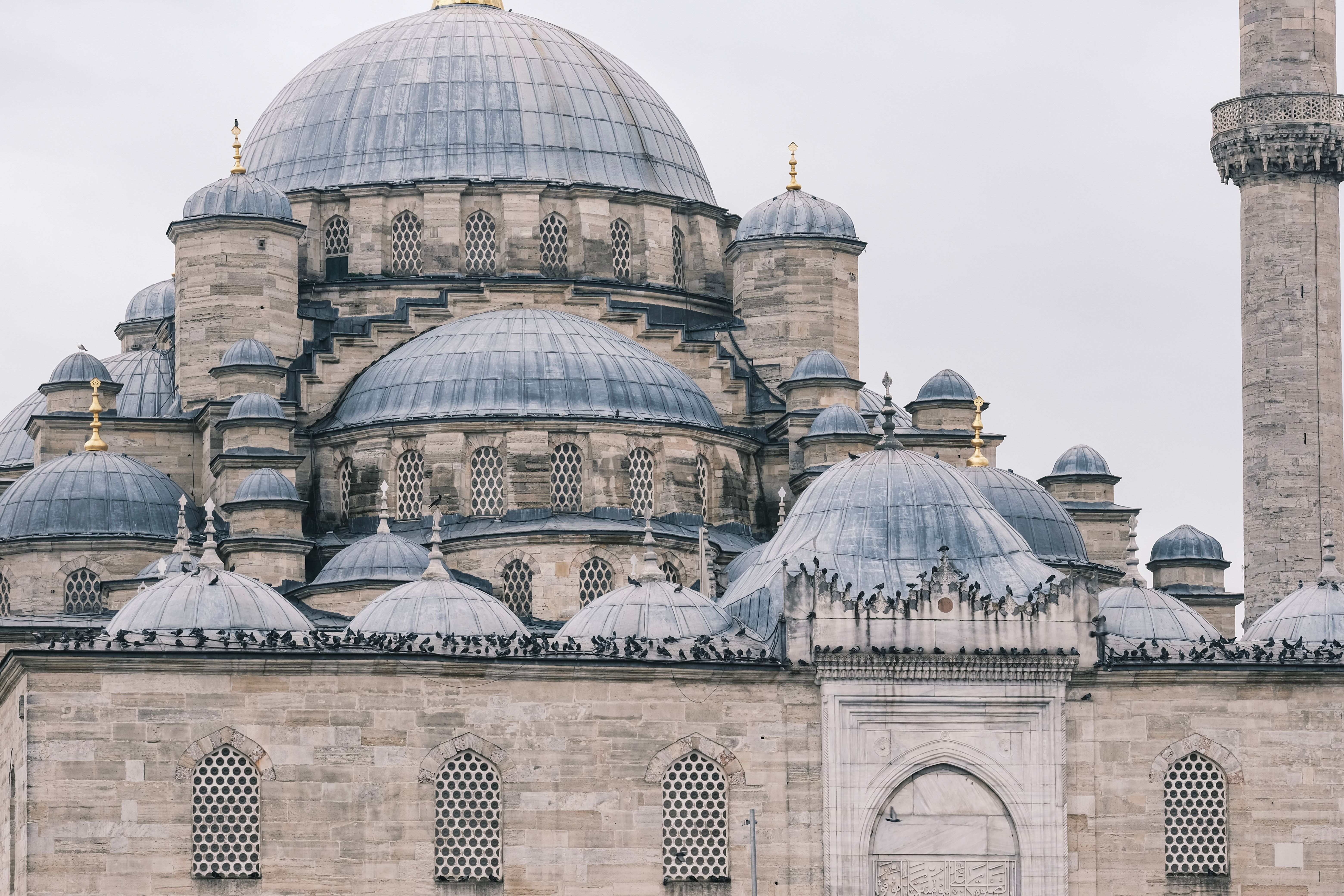 Intricate Domes of a Historic Mosque · Free Stock Photo