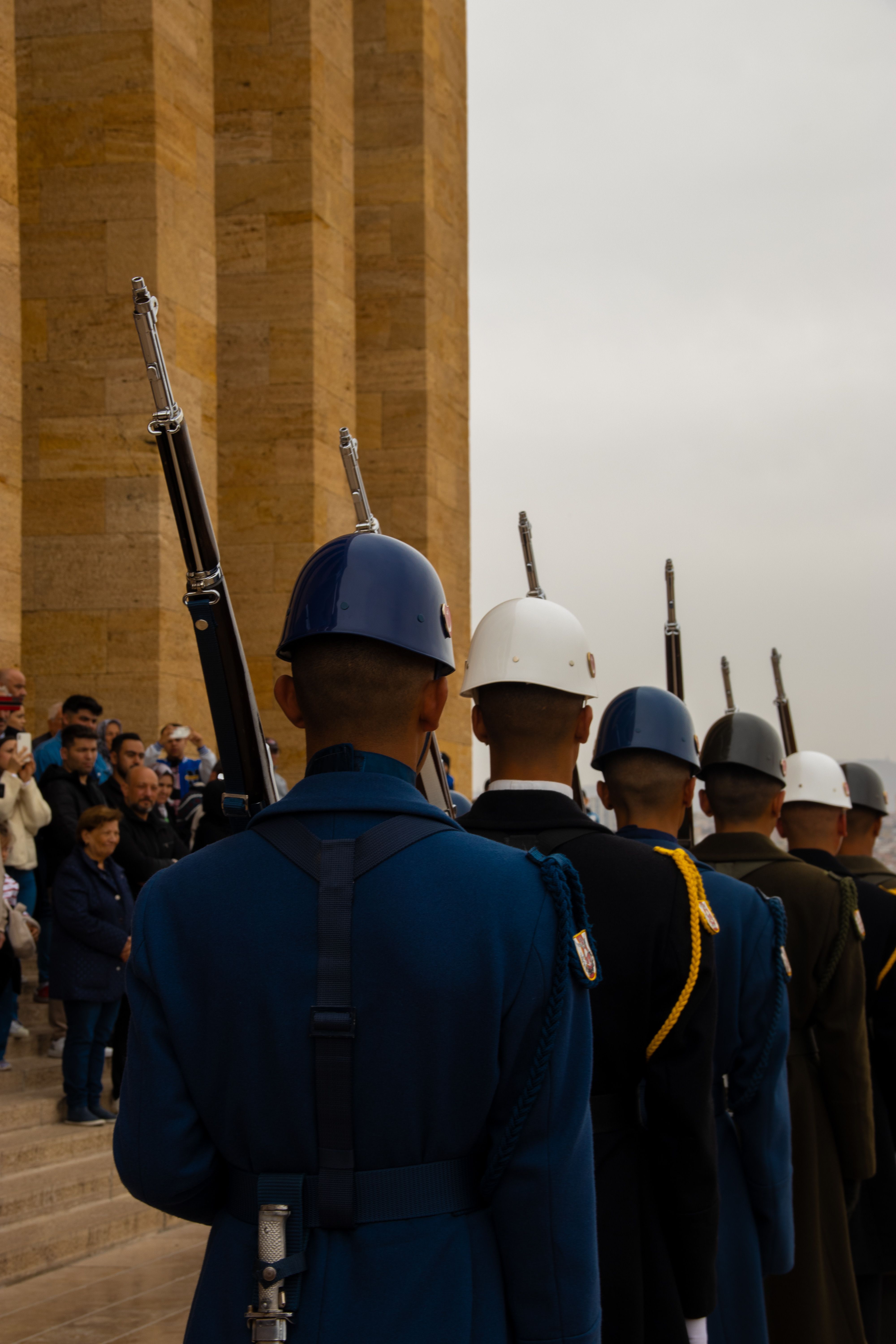 Ceremonial Guards Standing at Attention · Free Stock Photo