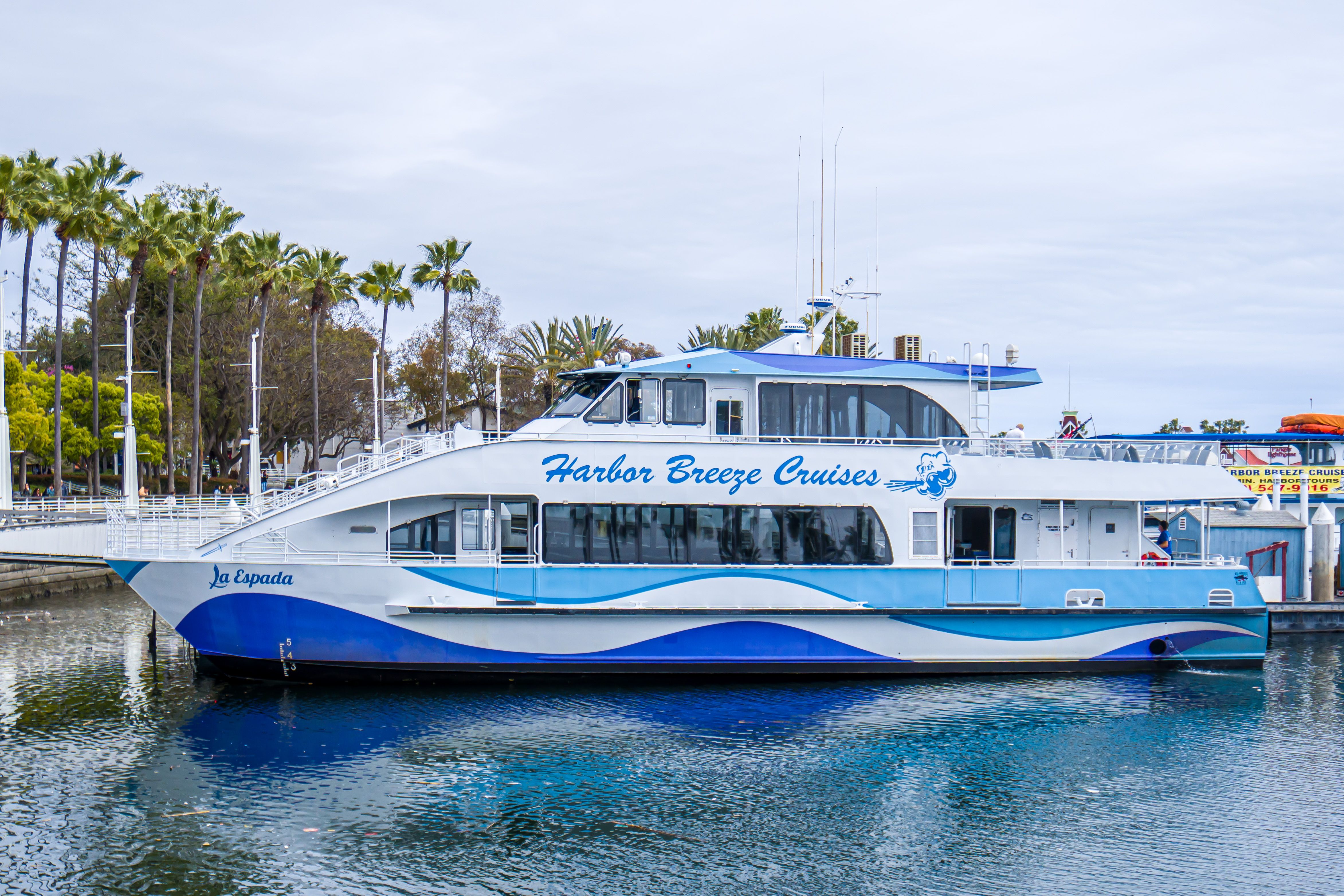 Harbor Breeze Cruise Ship Docked in Marina · Free Stock Photo