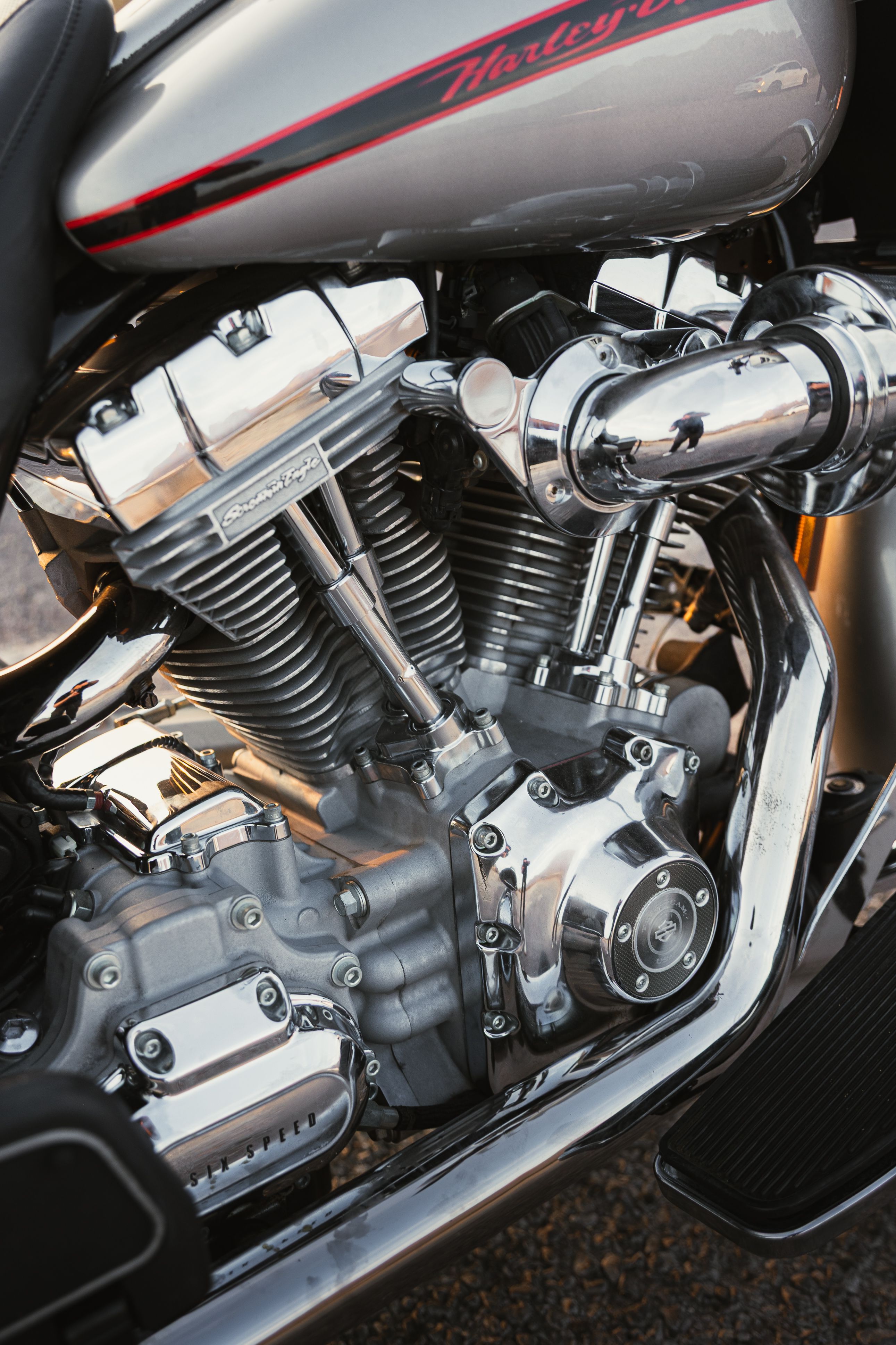Primer Plano De Un Motor Harley Davidson · Foto de stock gratuita