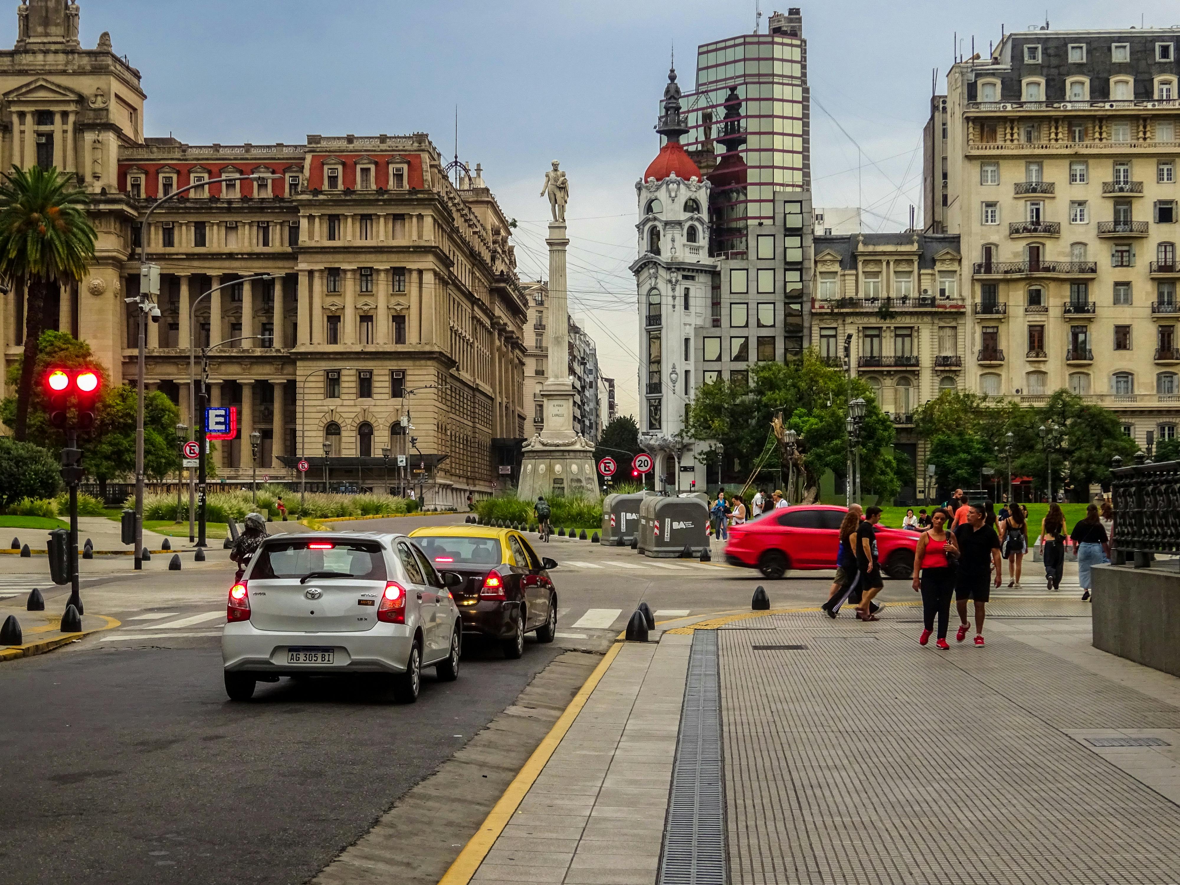 Bustling Street Scene in Buenos Aires, Argentina · Free Stock Photo