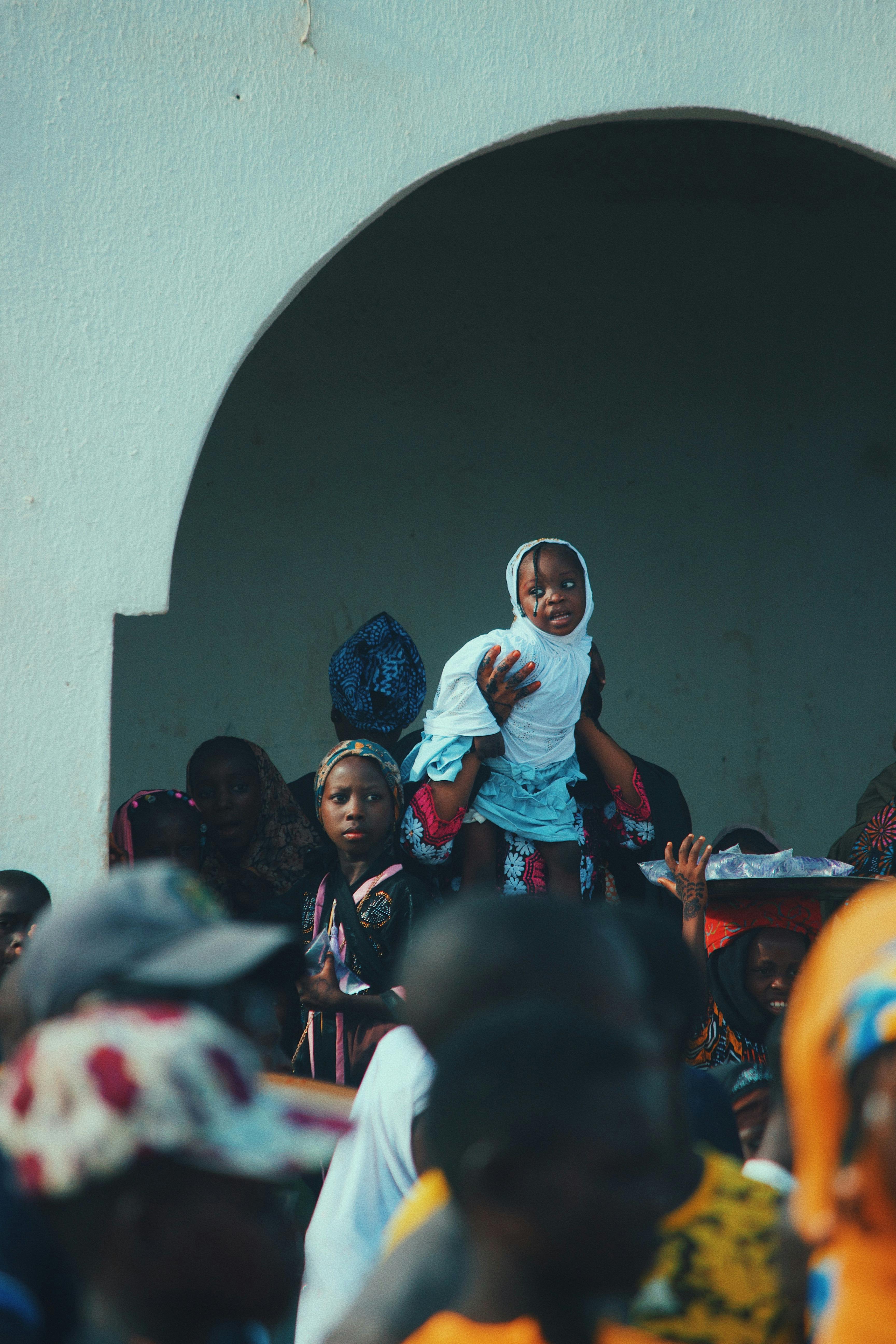 Gathering in Nigeria with Diverse Crowd · Free Stock Photo
