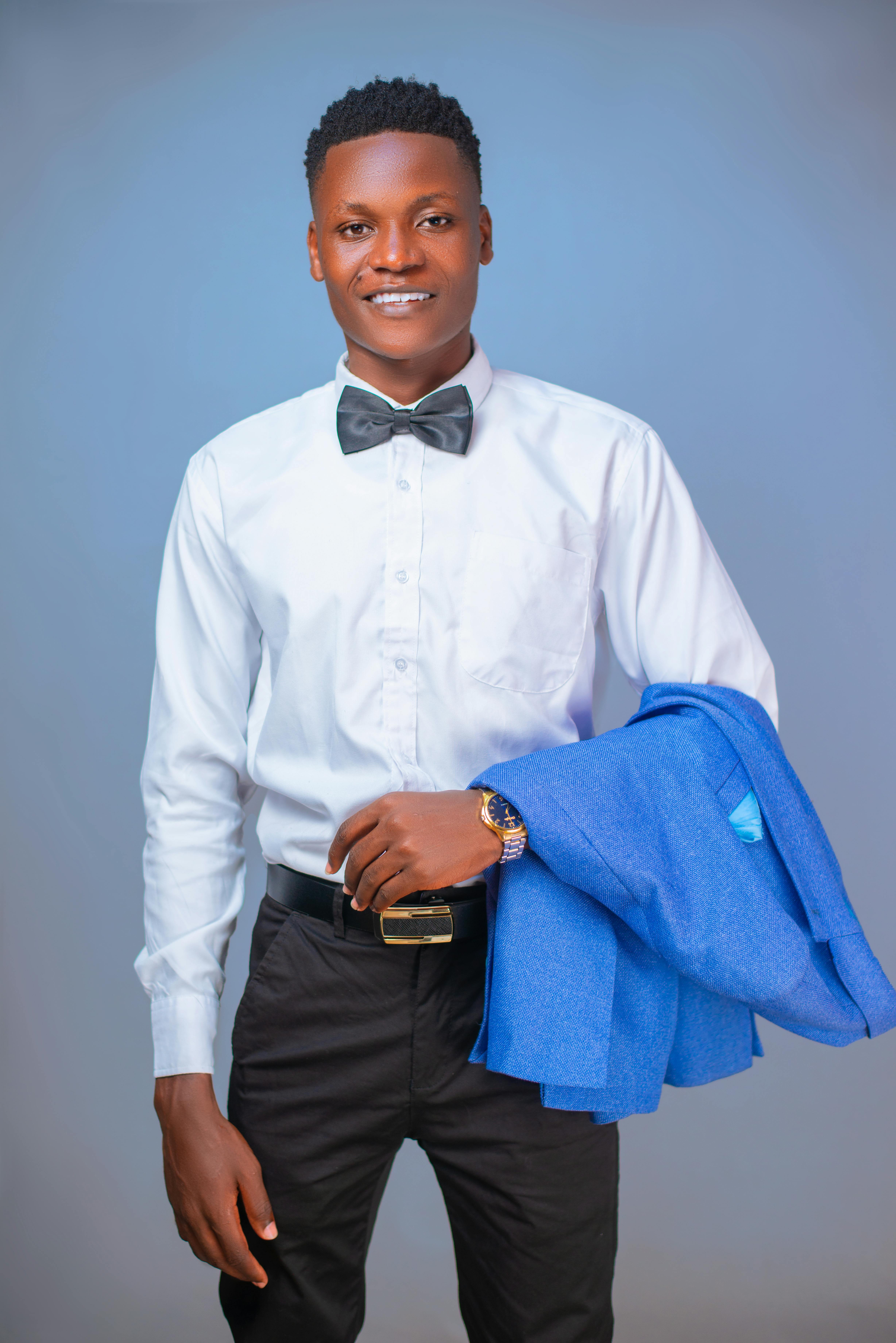 Smartly Dressed Man in Formal Attire with Blue Blazer · Free Stock Photo