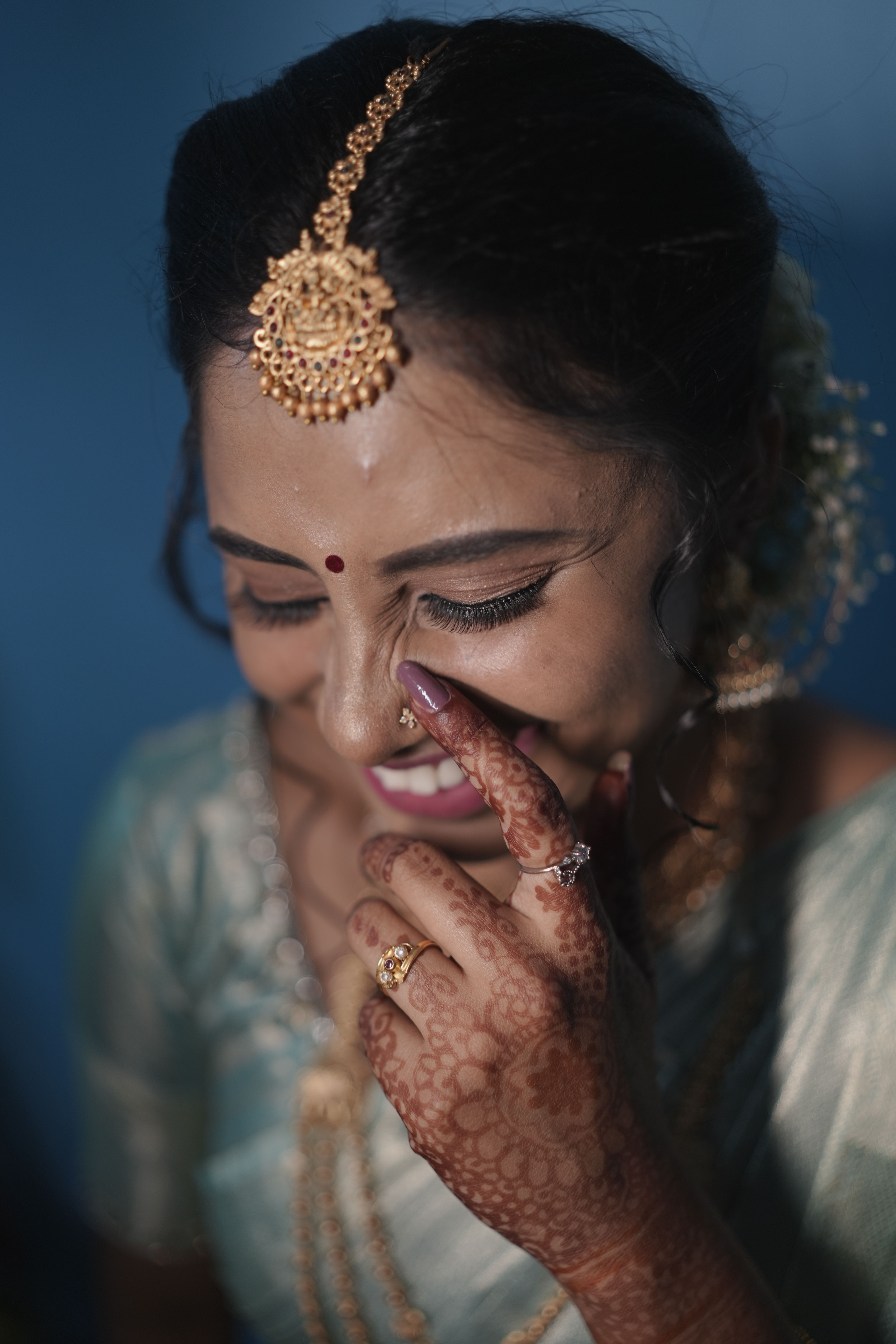 Joyful Indian Bride in Traditional Attire · Free Stock Photo