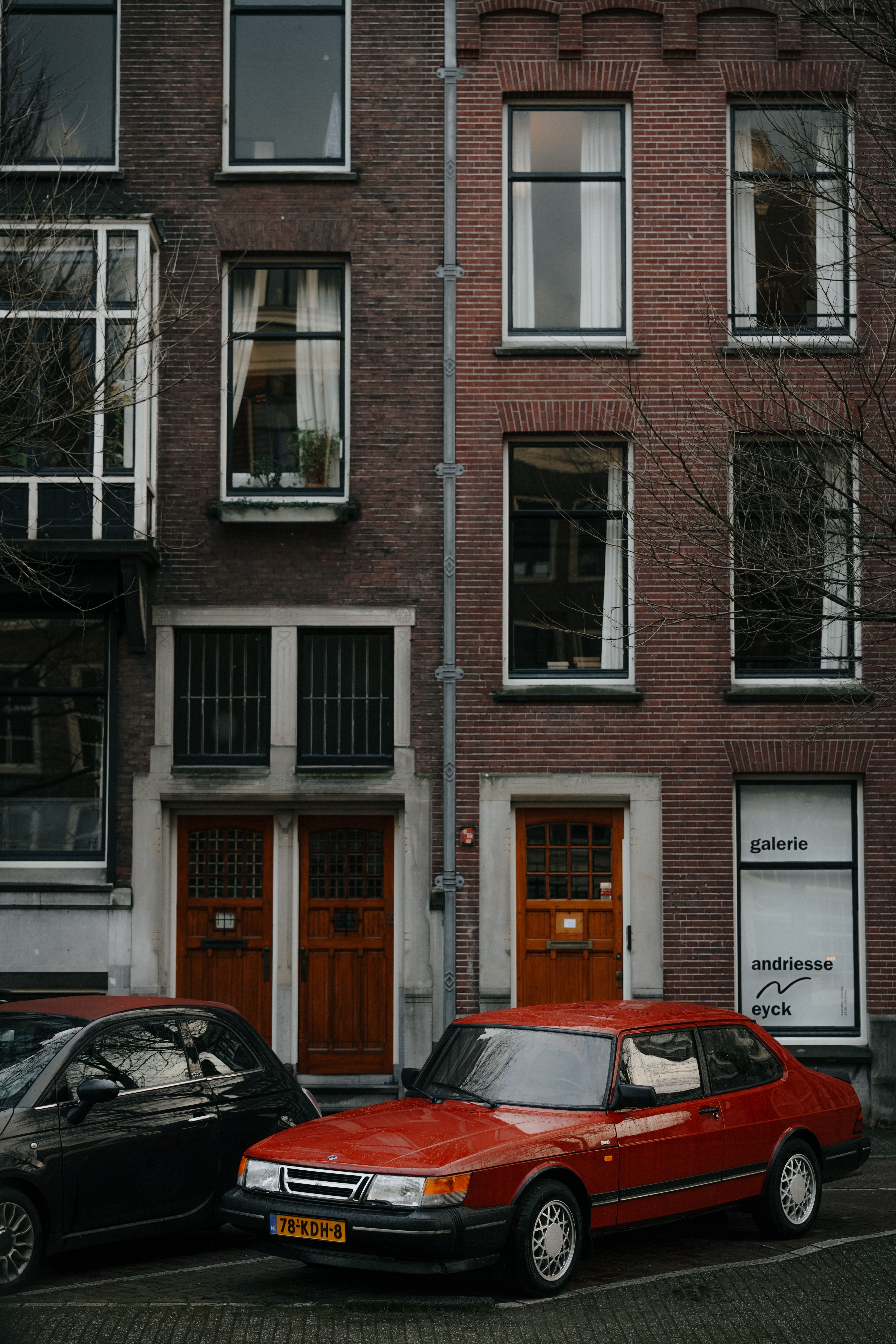 Classic Amsterdam Street Scene with Vintage Car · Free Stock Photo