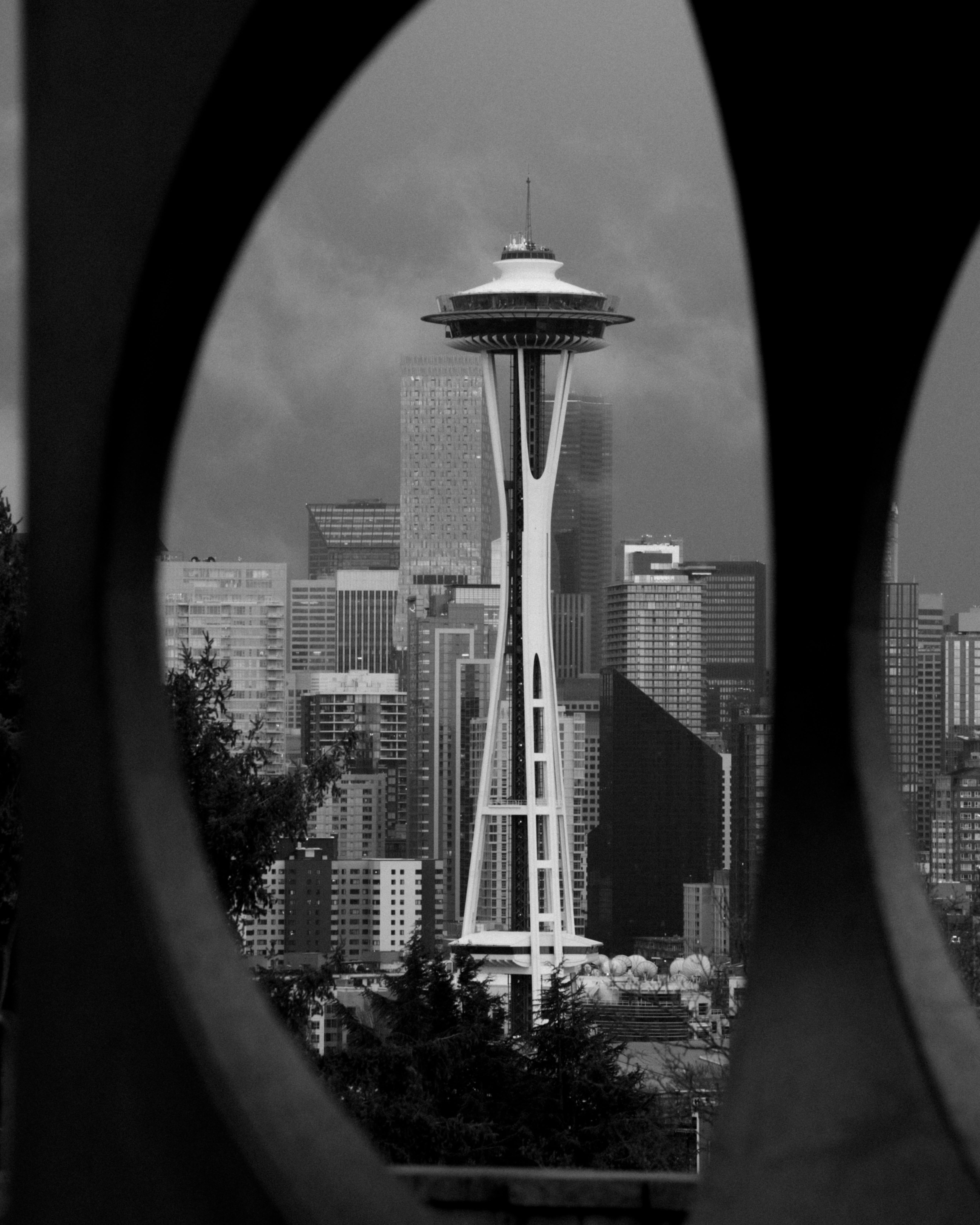 Iconic Seattle Space Needle Skyline View · Free Stock Photo
