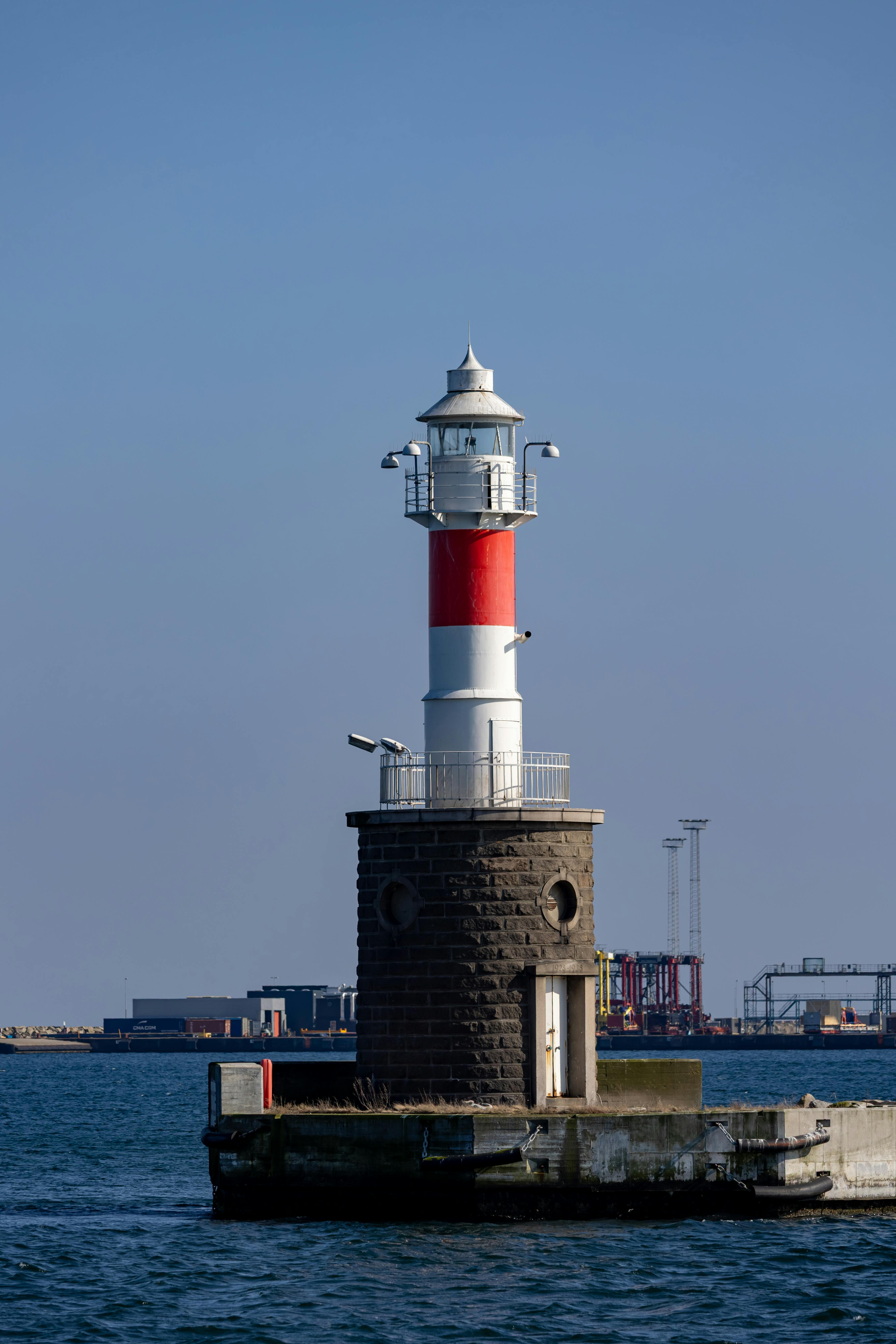 Aarhus Lighthouse by the Sea in Denmark · Free Stock Photo