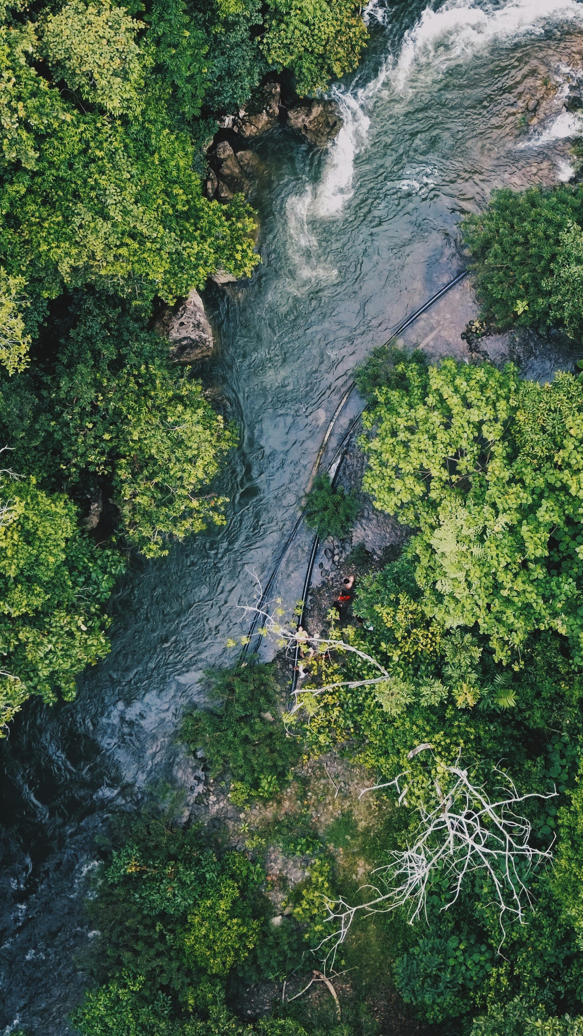 Aerial View of Lush River in Leupung, Aceh · Free Stock Photo