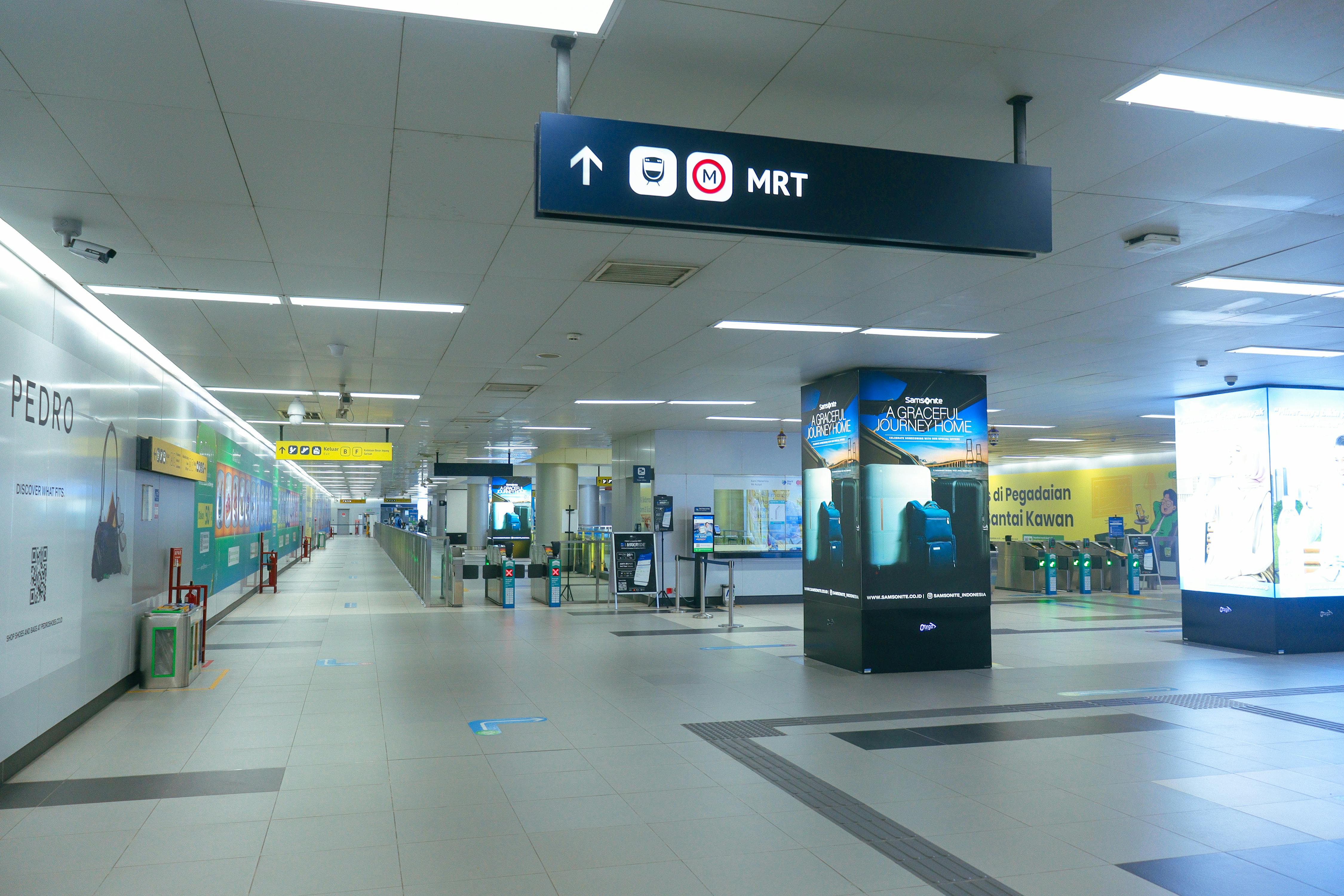 Modern MRT Station Interior, Jakarta, Indonesia · Free Stock Photo