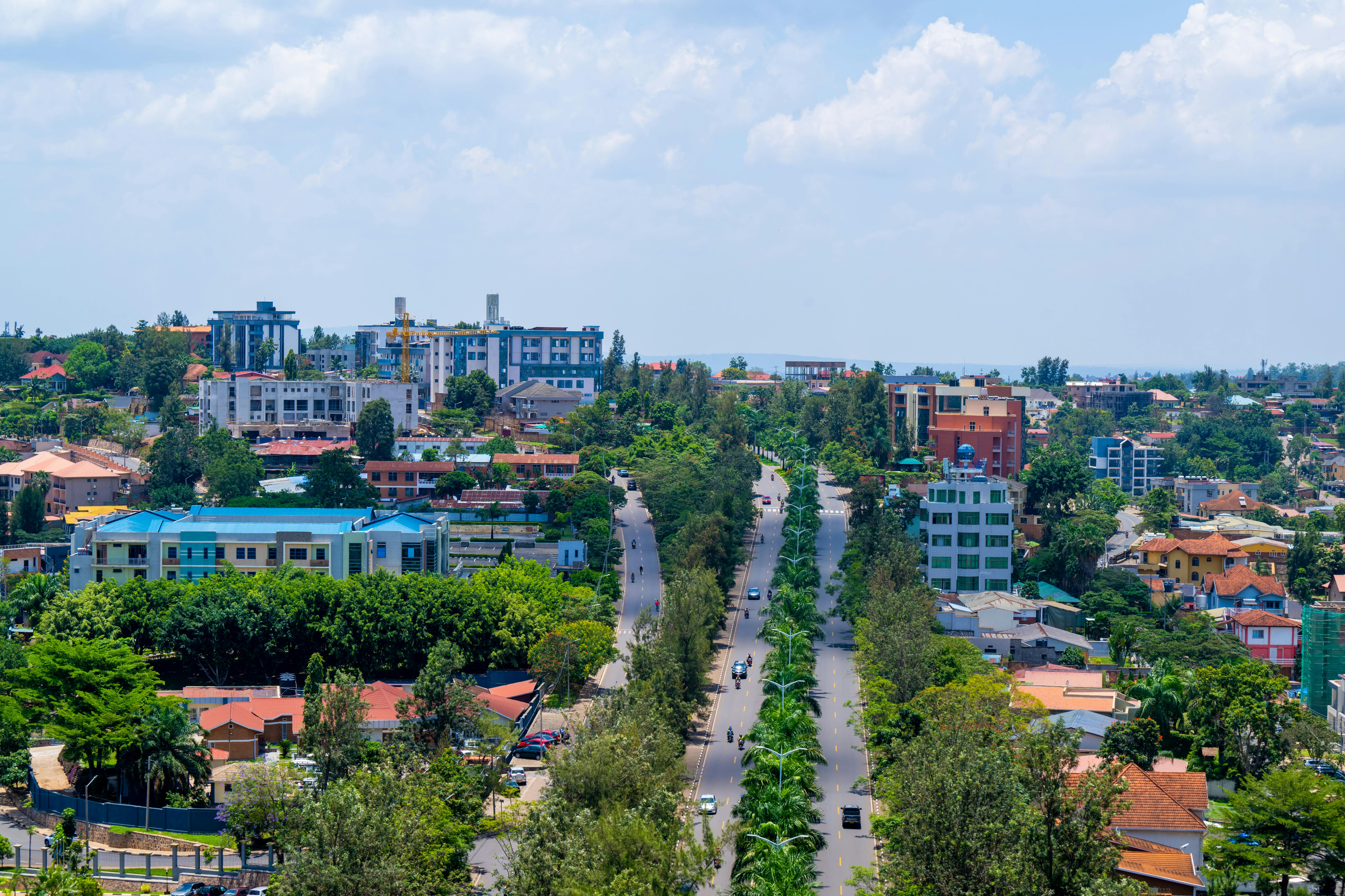 Aerial View of Kigali City in Daylight · Free Stock Photo