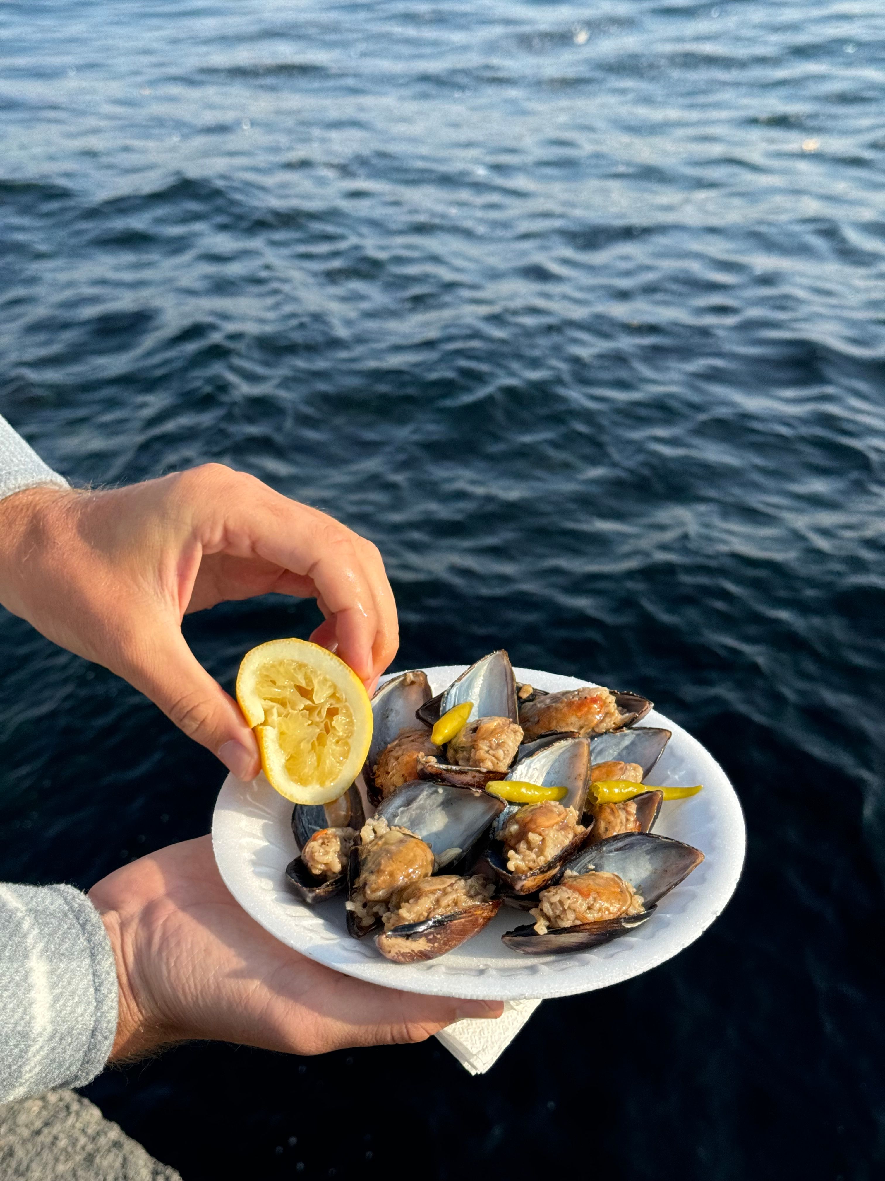 Street Food in Istanbul: Mussels with Lemon · Free Stock Photo