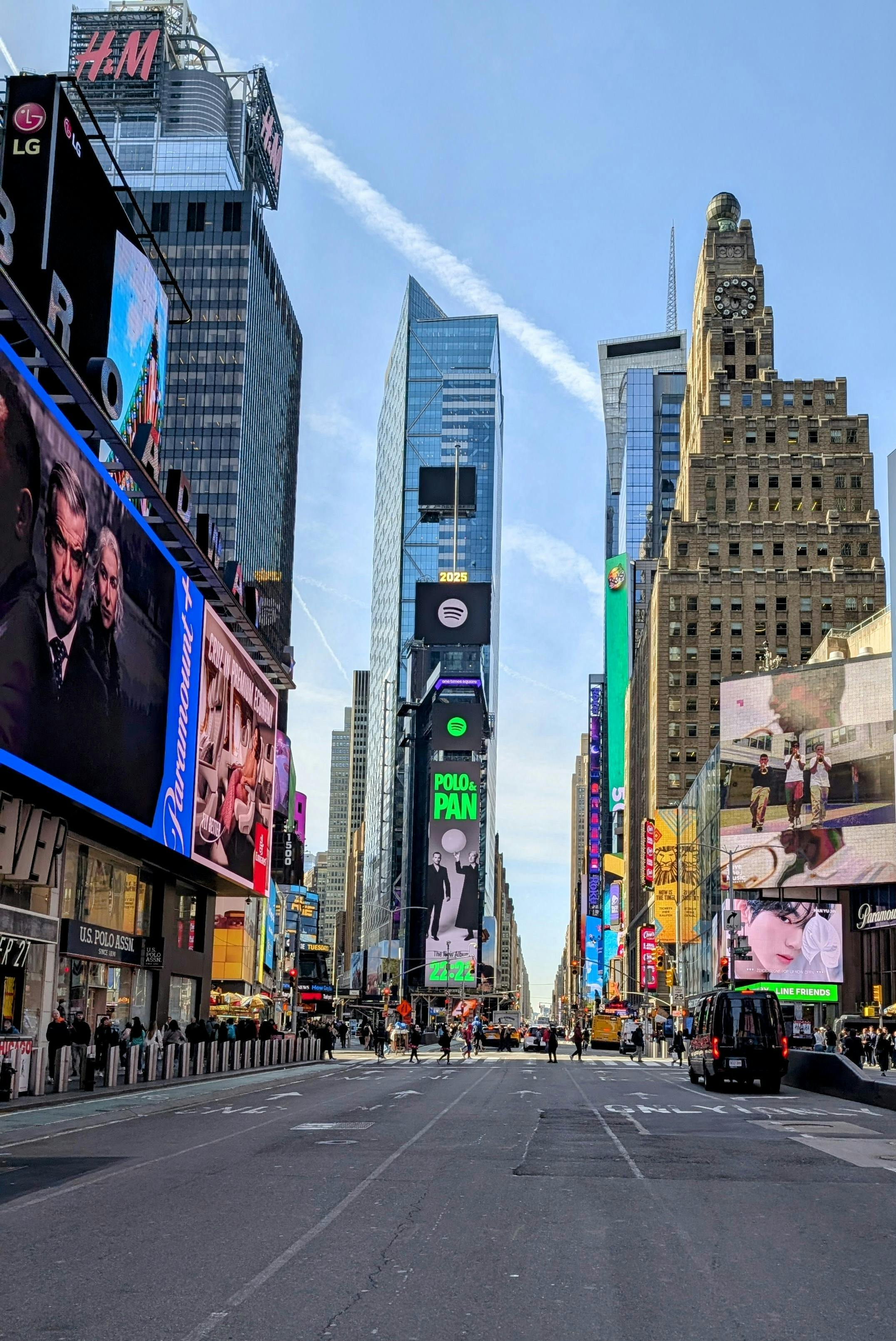 Times Square Street View Live Drone Aerial View Times Square New York