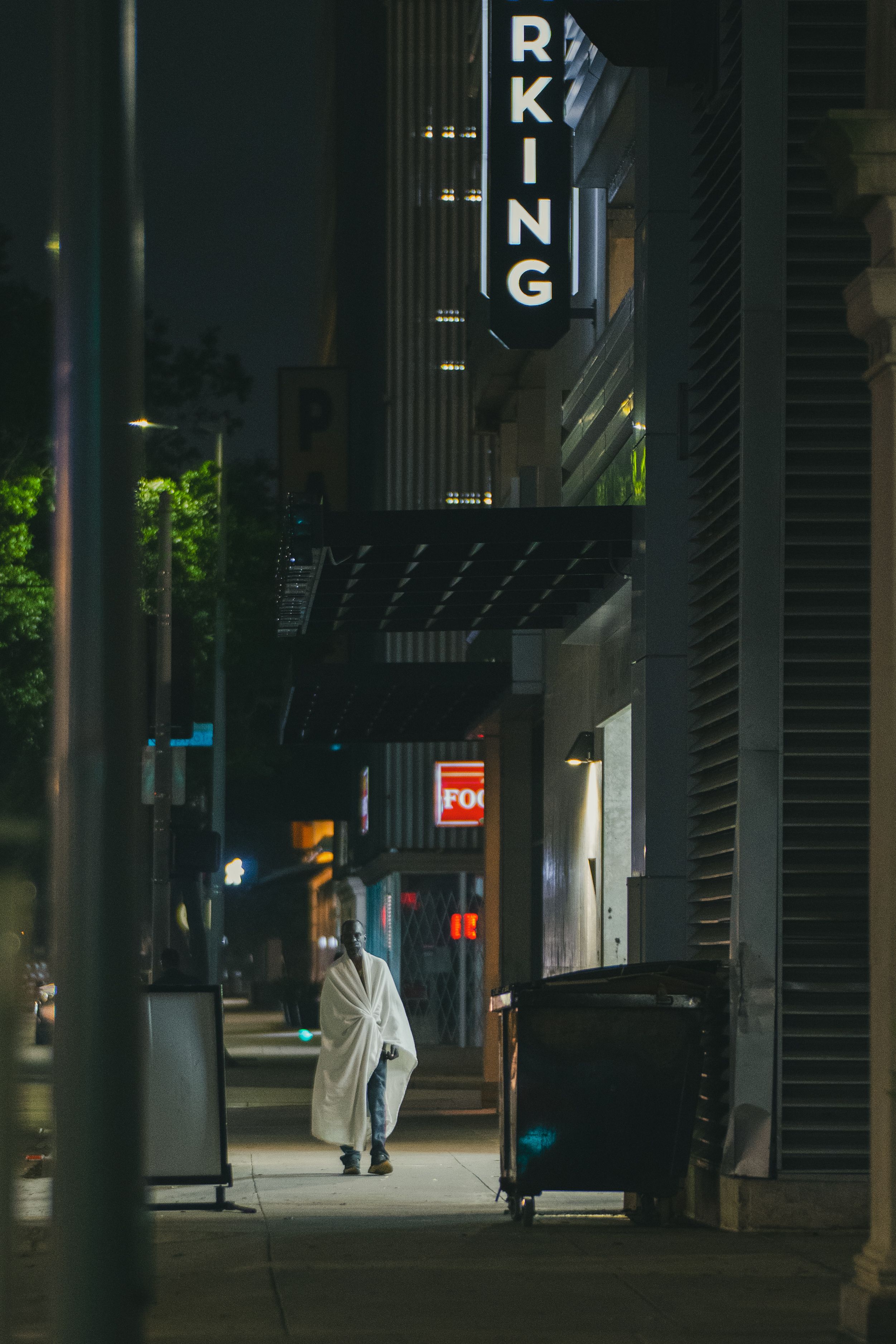 Night Street Scene in Downtown Houston, Texas · Free Stock Photo