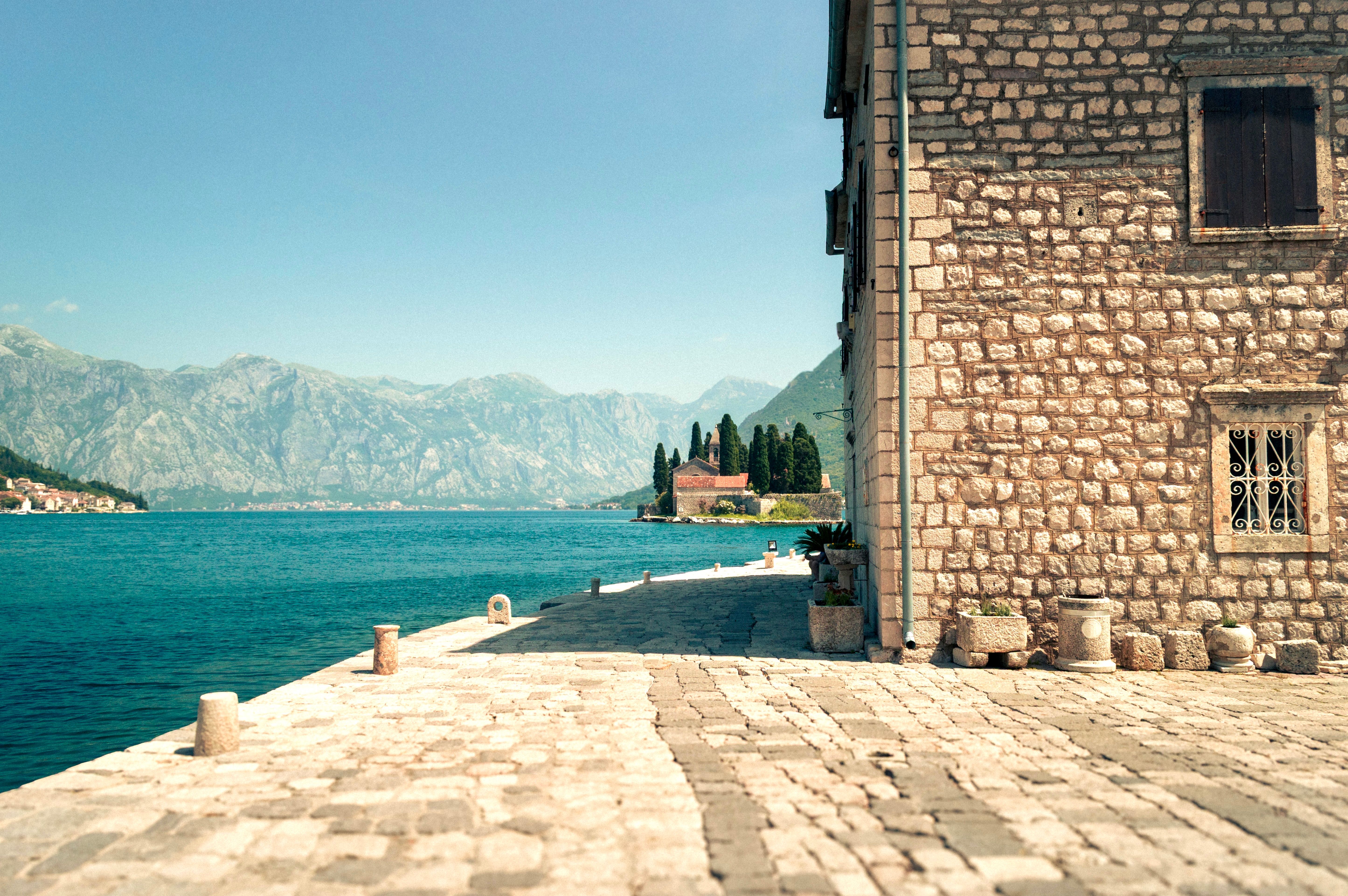 Historic Stone Building by Bay in Montenegro · Free Stock Photo