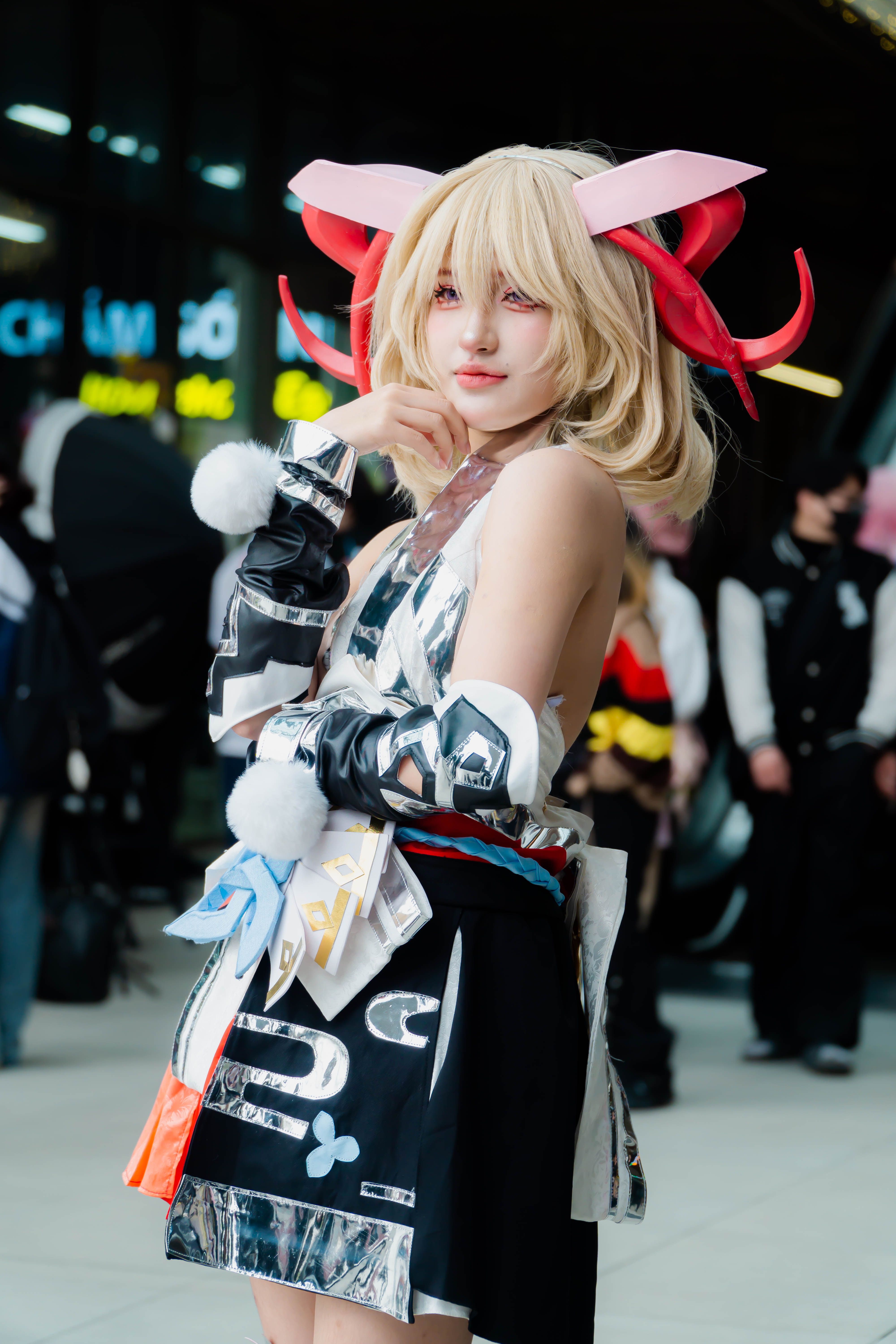 Cosplayer in Vibrant Costume at Convention · Free Stock Photo