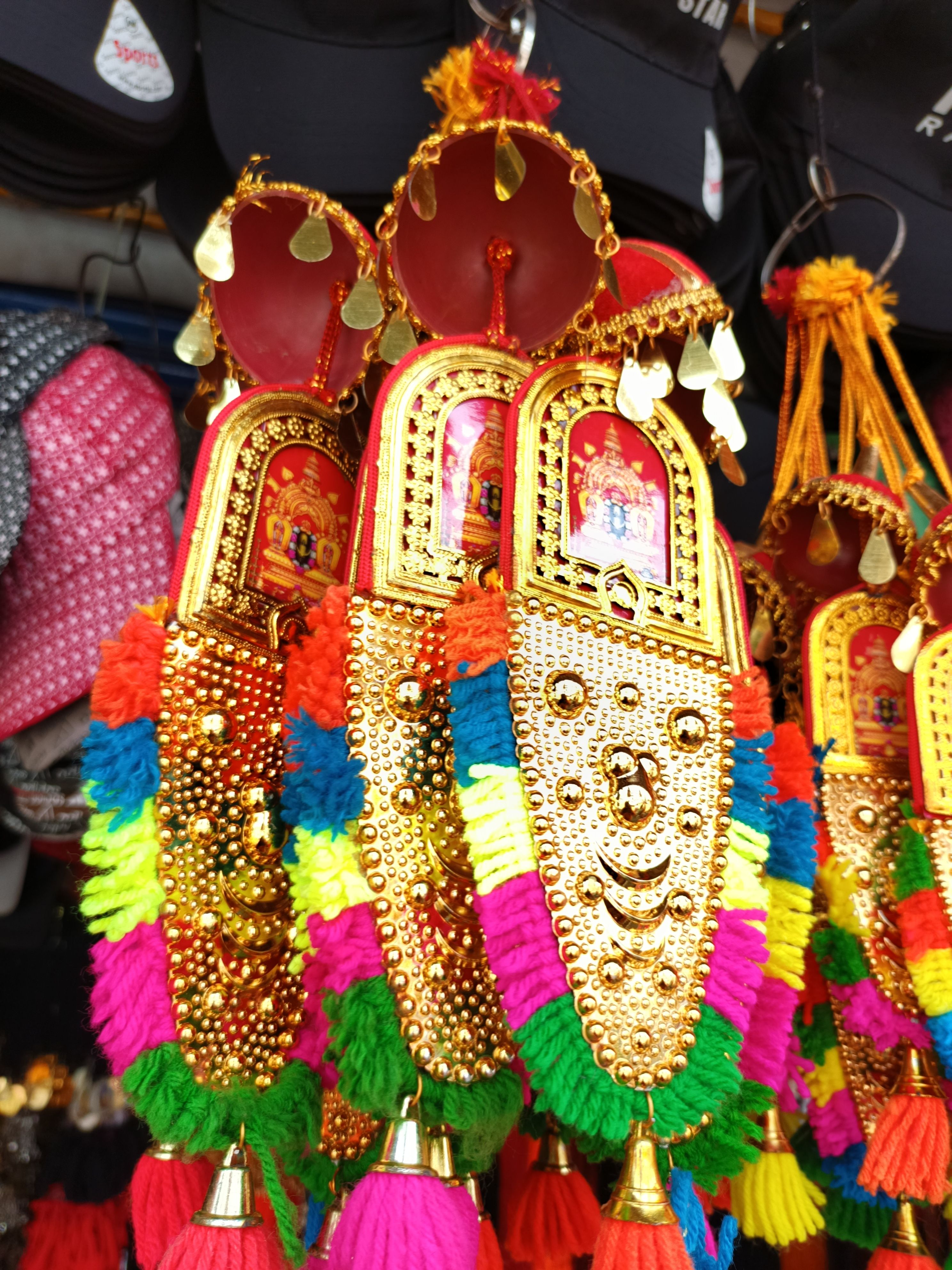 Colorful Traditional Indian Wall Hangings · Free Stock Photo