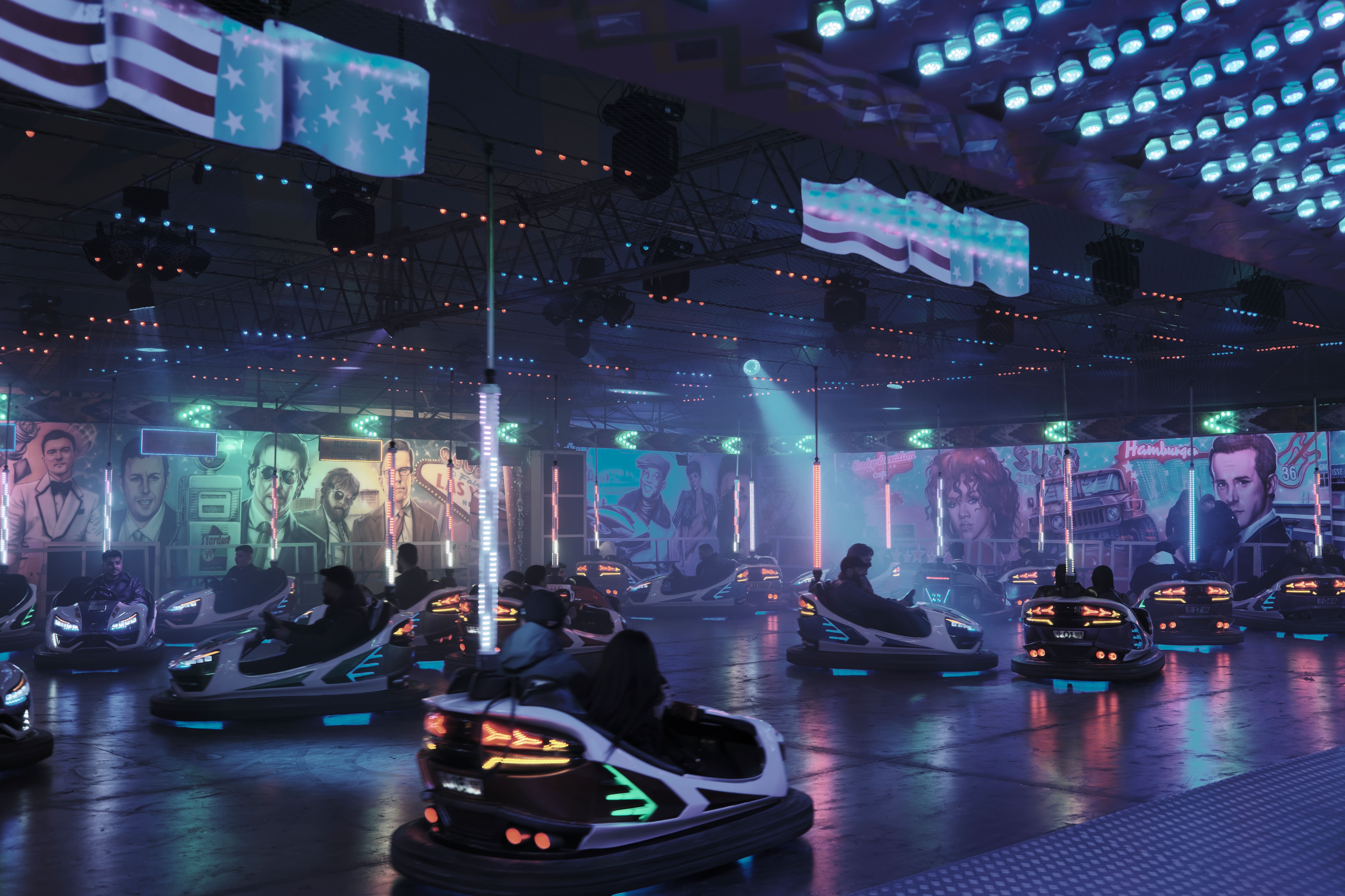 People Riding on Bump Cars · Free Stock Photo