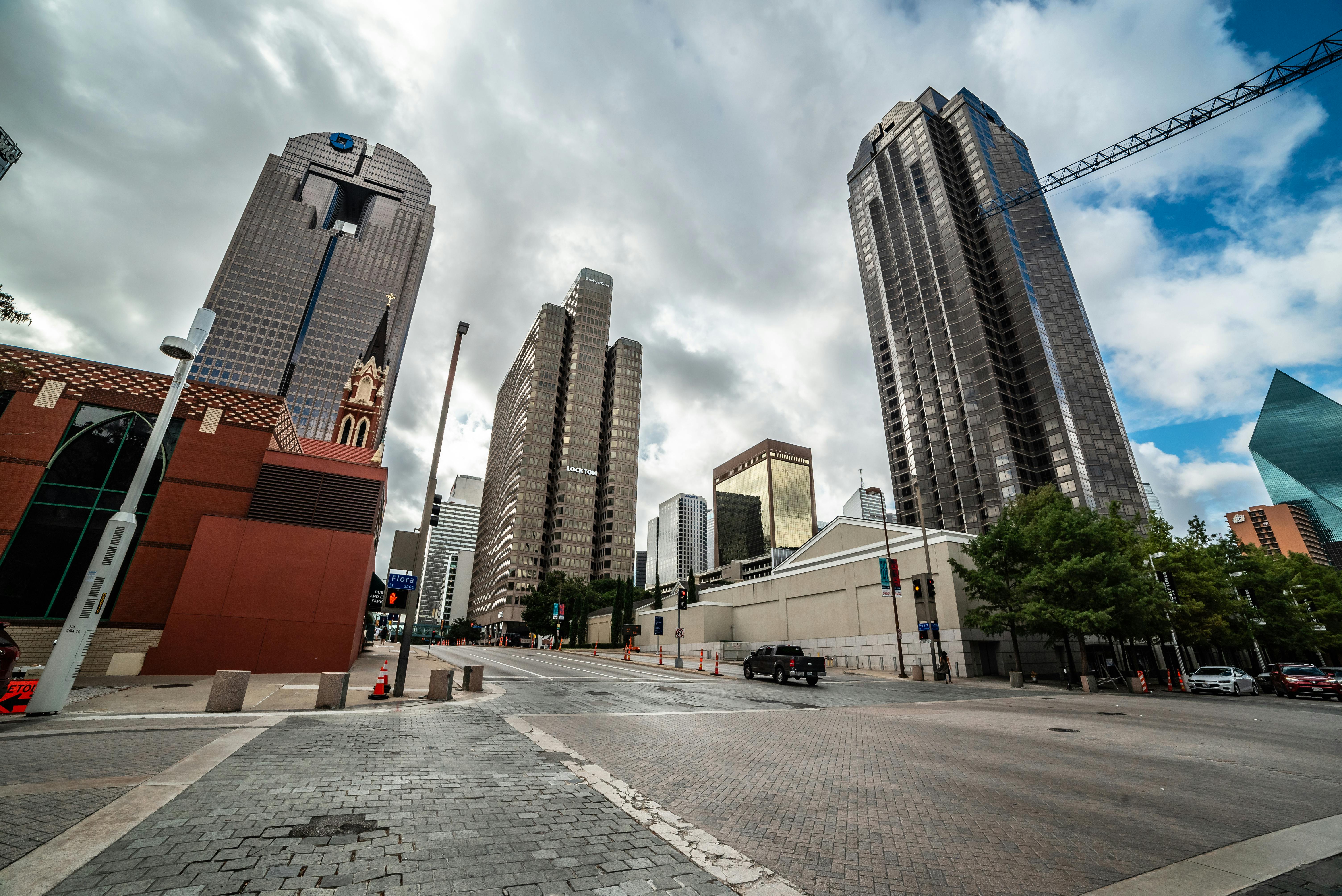 Downtown Dallas Skyline with Modern Skyscrapers · Free Stock Photo