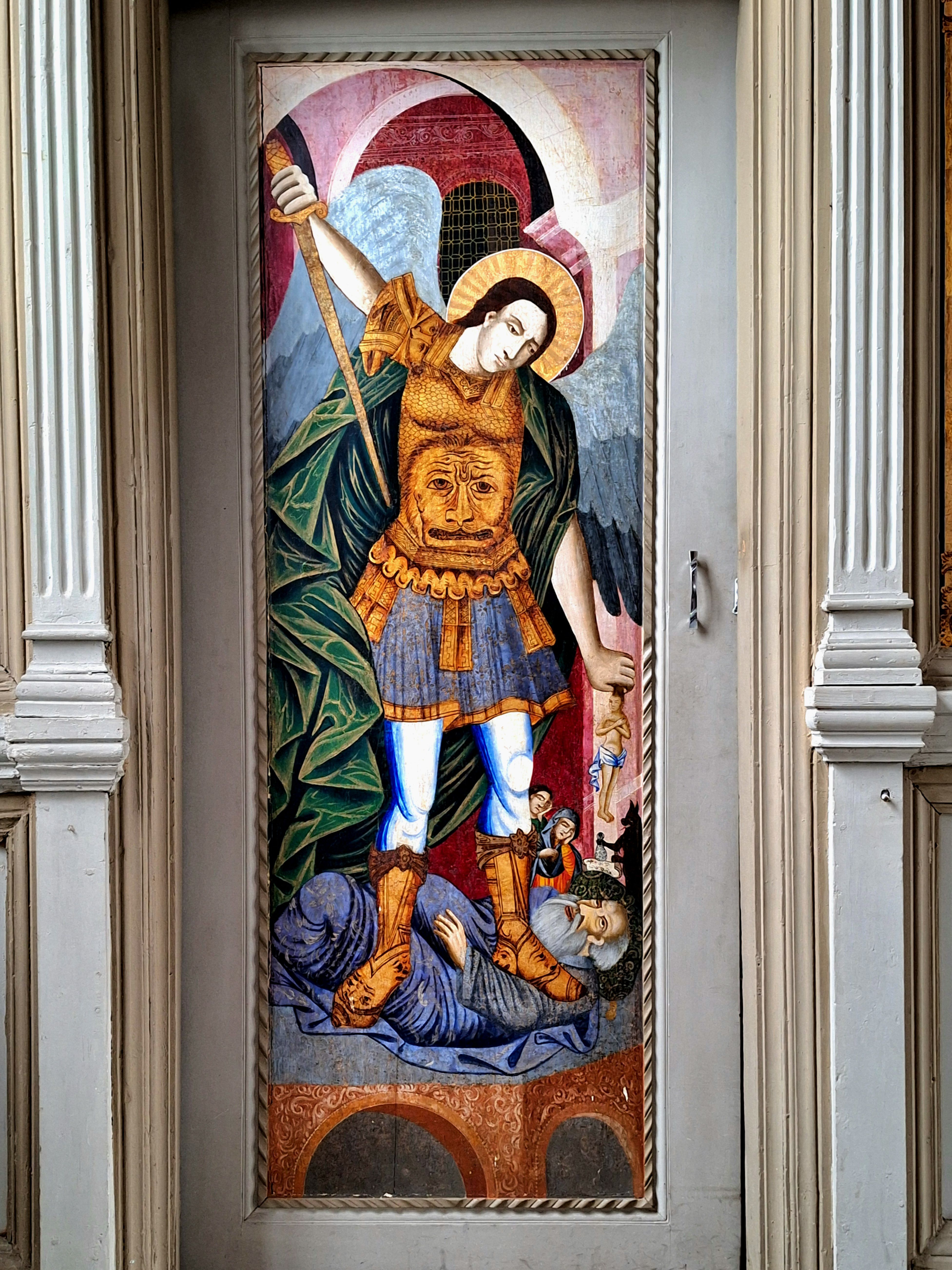 Elegant Religious Doorway Art in Church · Free Stock Photo