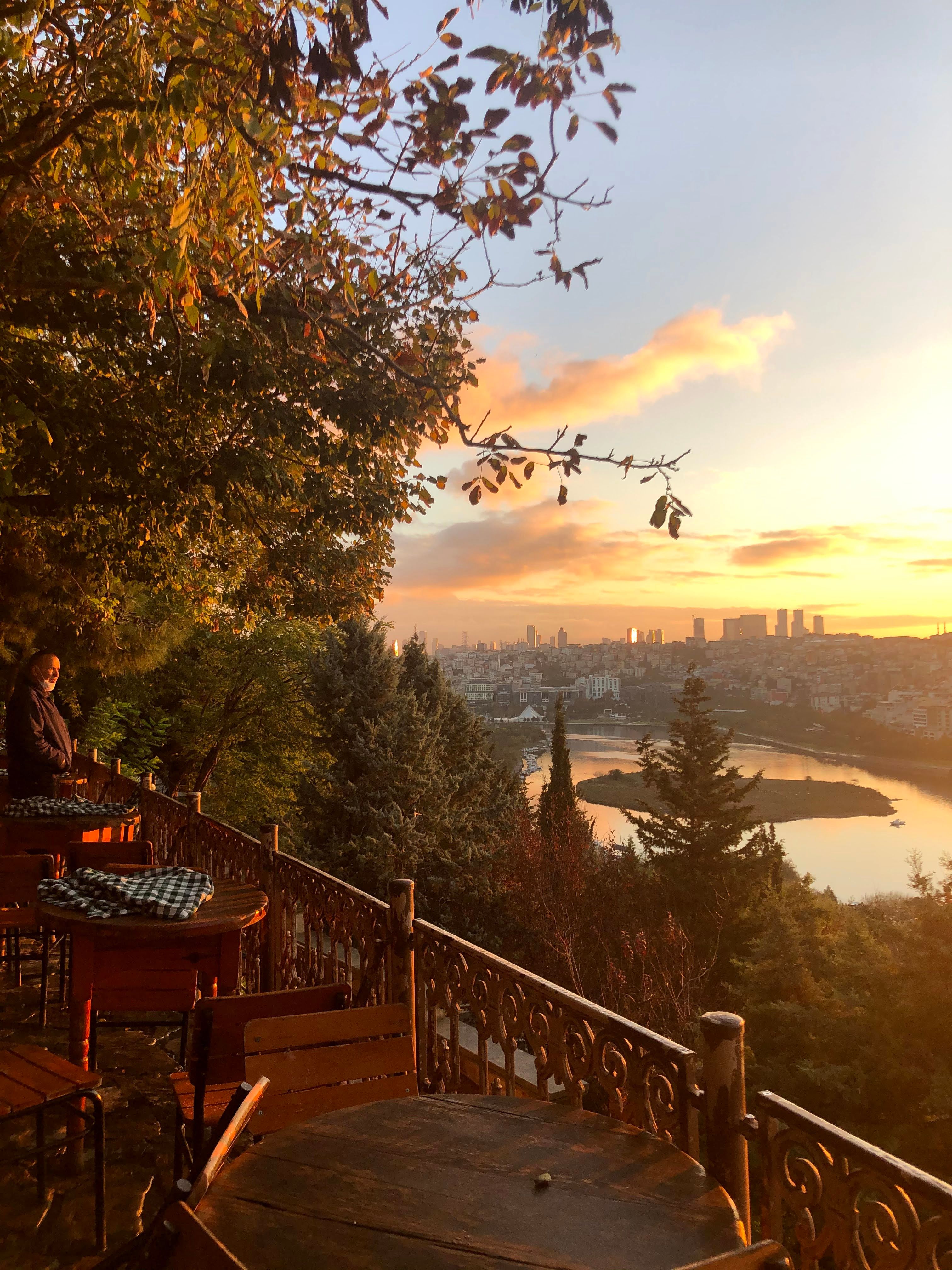 Stunning Golden Hour View of Istanbul Landscape · Free Stock Photo