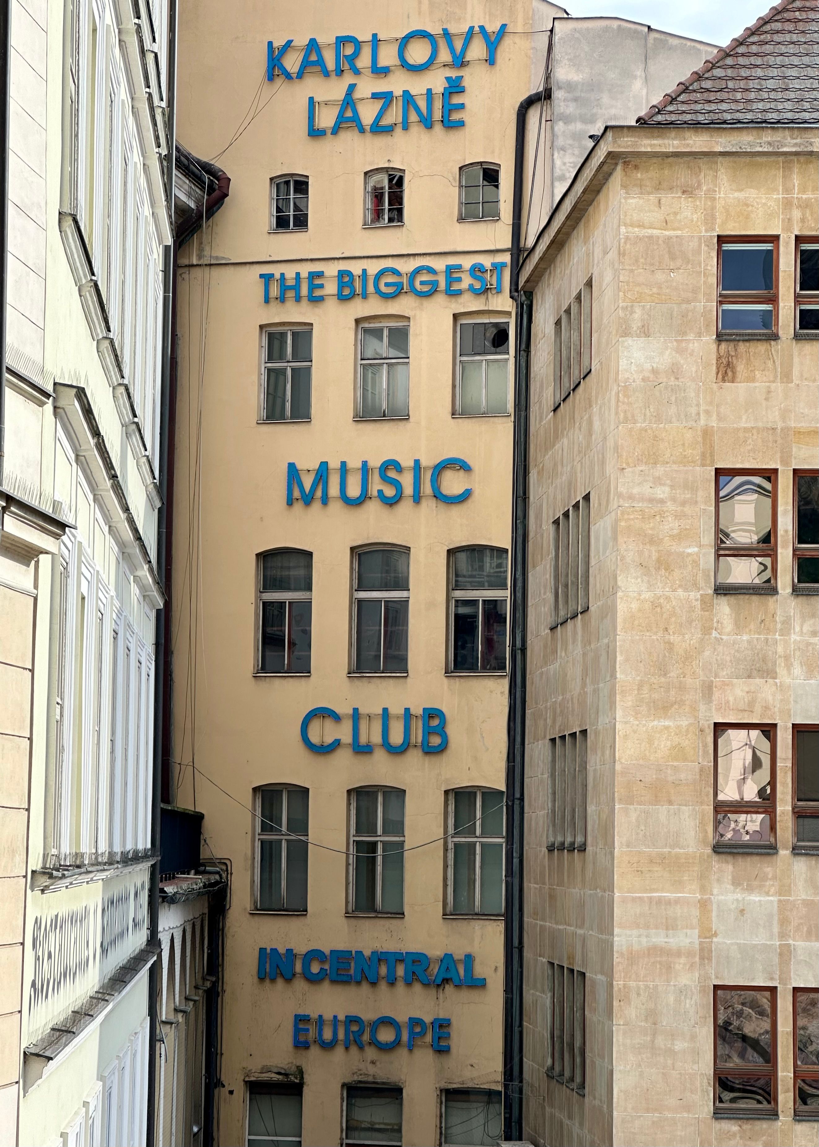 Karlovy Lázně Music Club Facade in Prague · Free Stock Photo