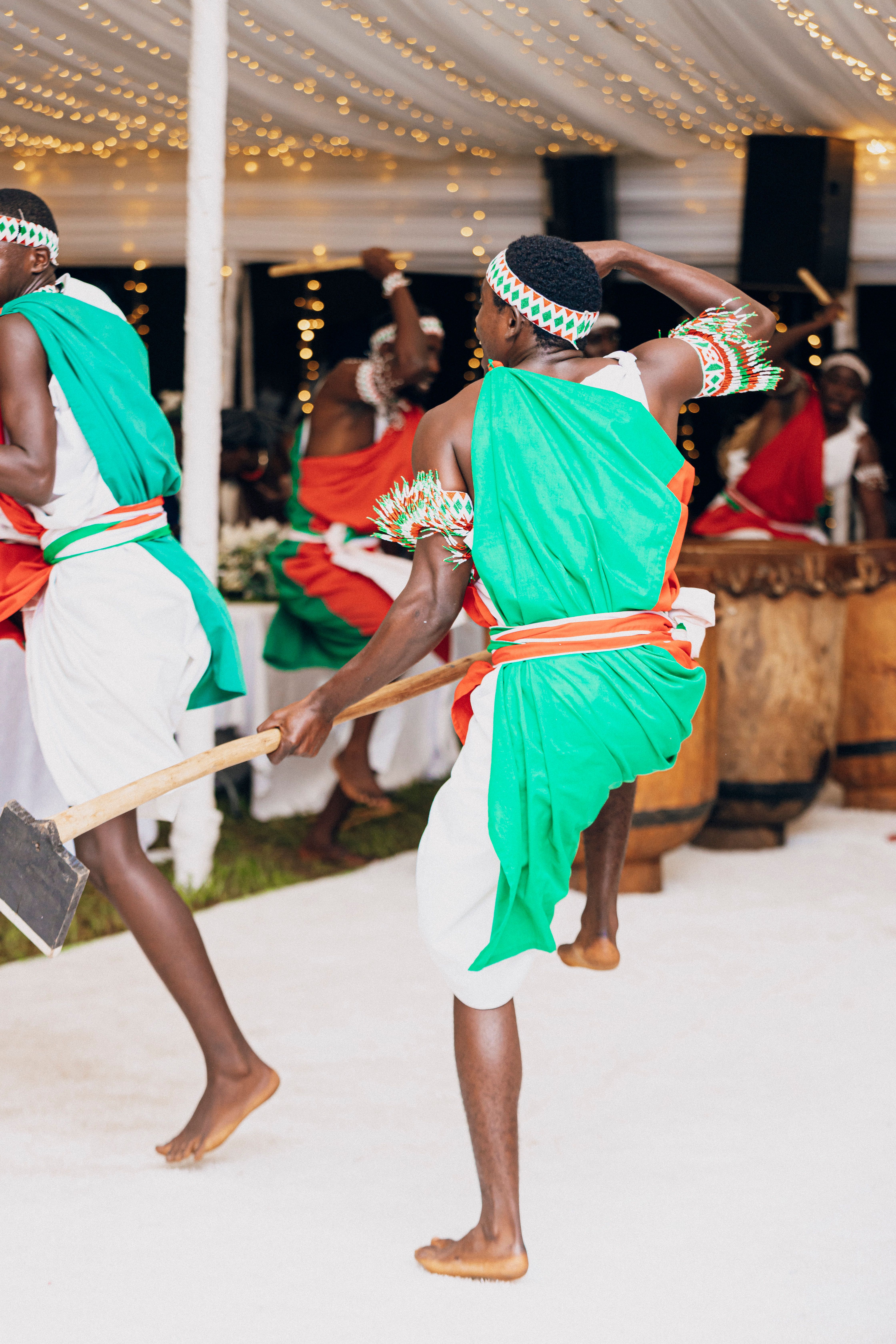 Traditional African Dance Ceremony in Colorful Costume · Free Stock Photo