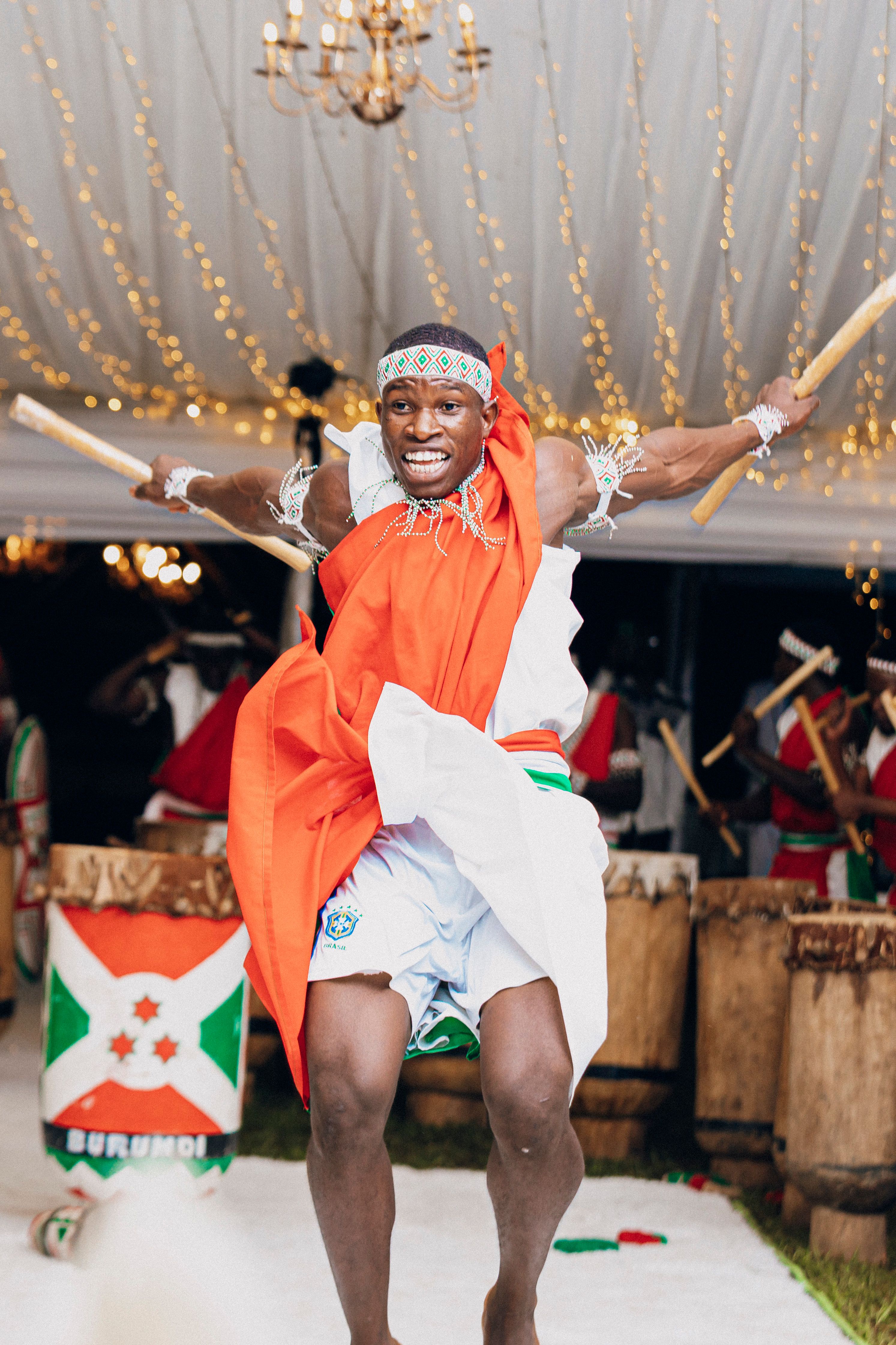 Traditional Burundian Dance Celebration Event · Free Stock Photo