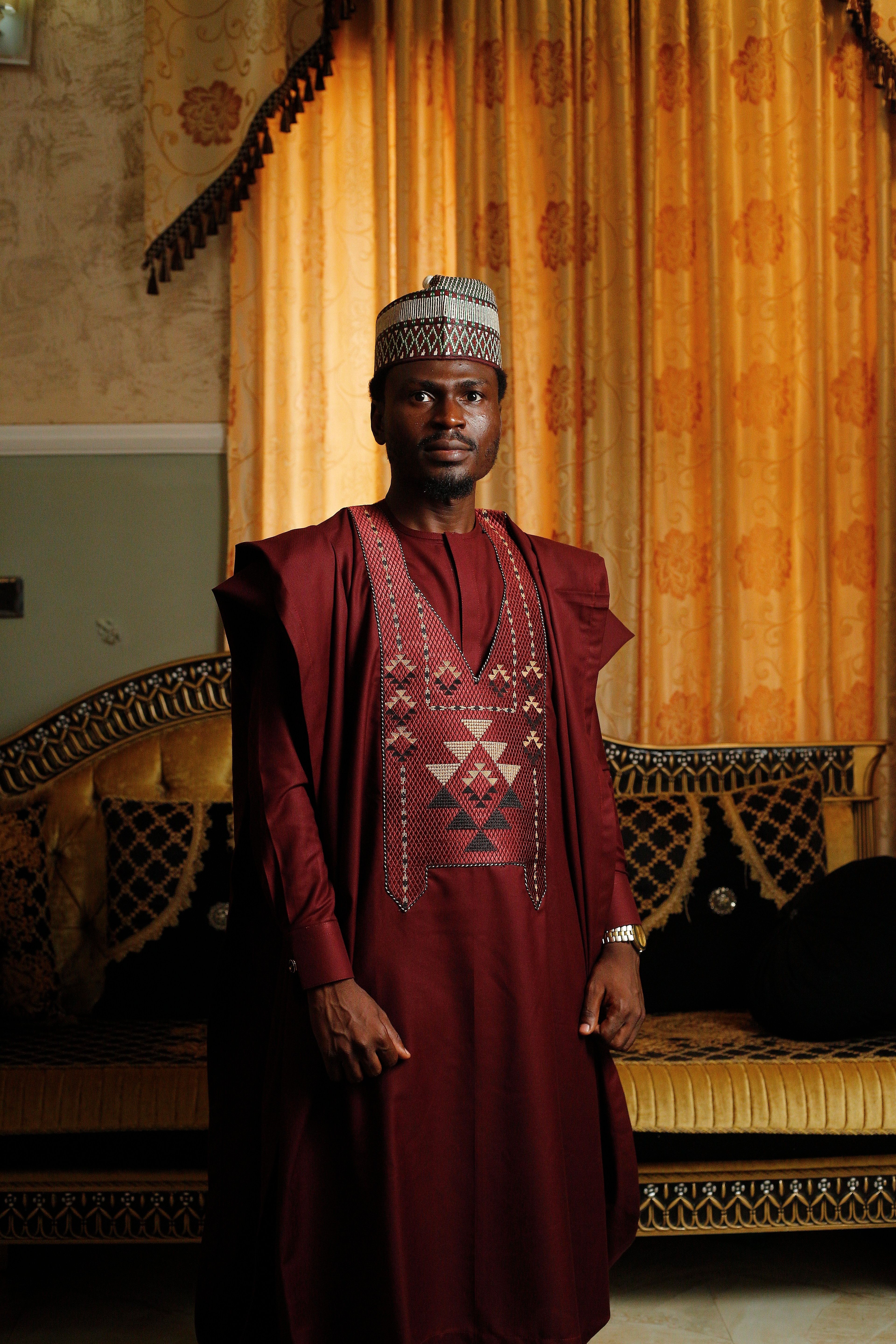 Traditional Nigerian Attire - Regal Man in Agbada · Free Stock Photo