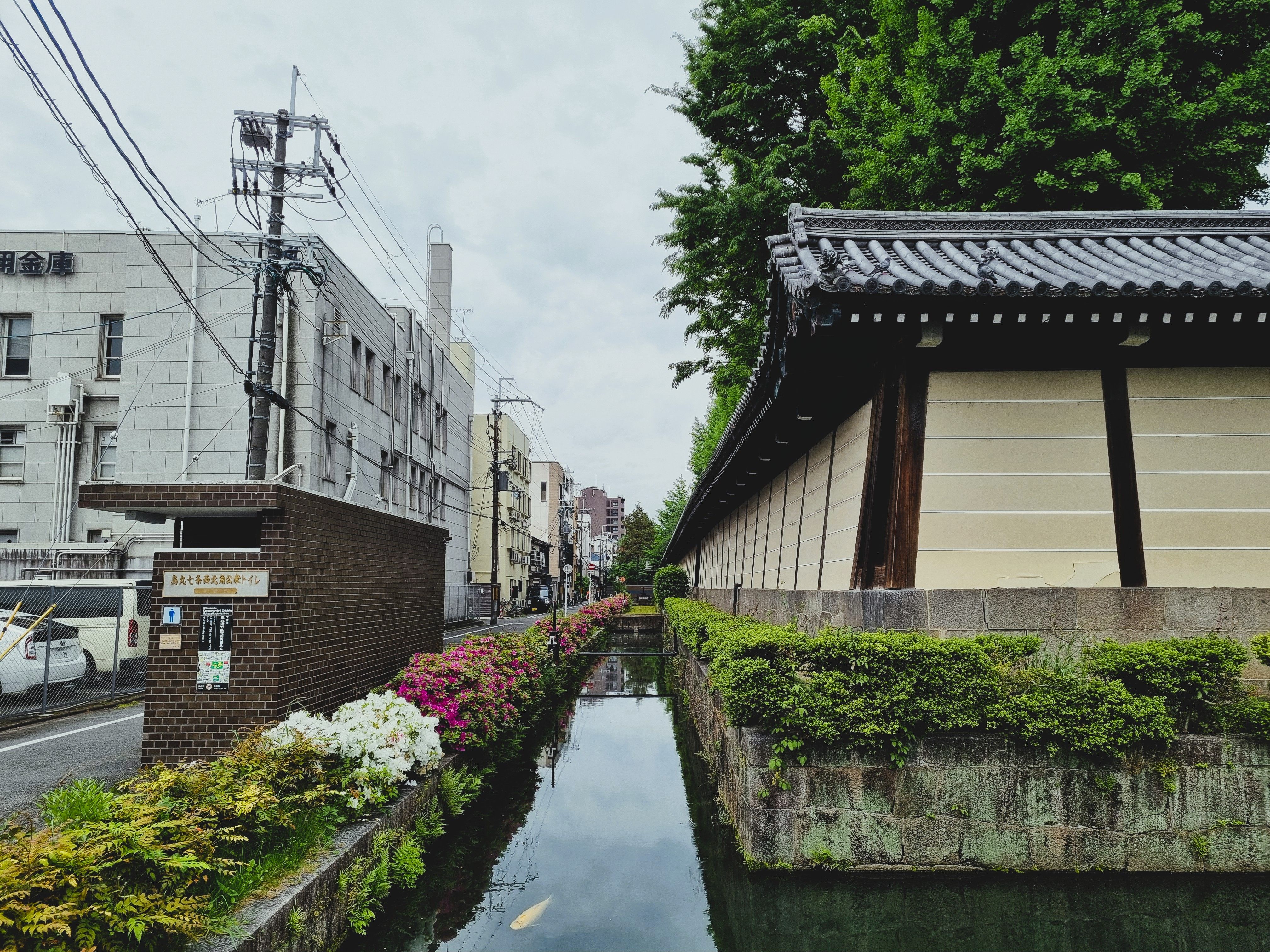Traditional Japanese Architecture and Urban Canal · Free Stock Photo