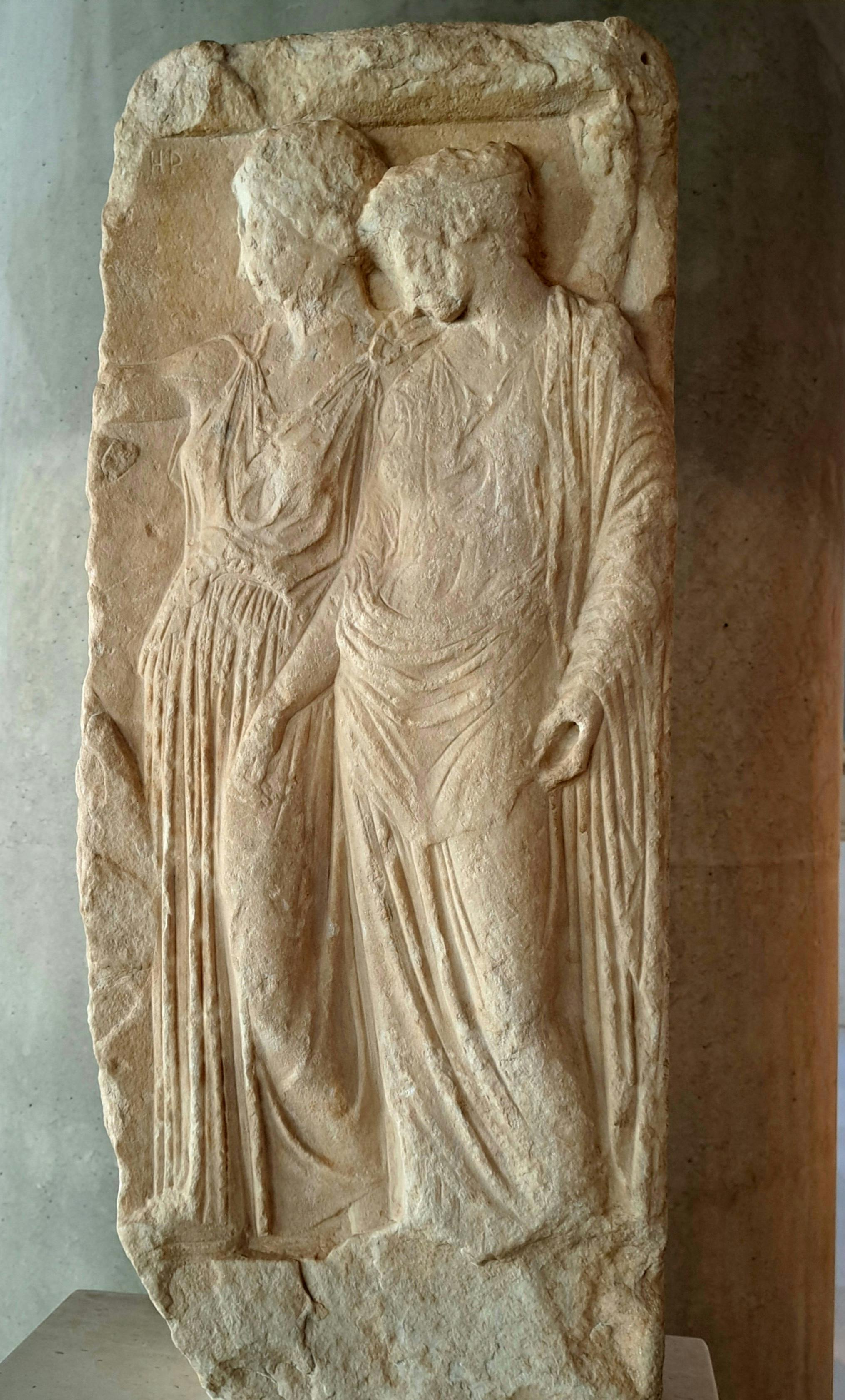 Ancient Greek Marble Relief Sculpture · Free Stock Photo