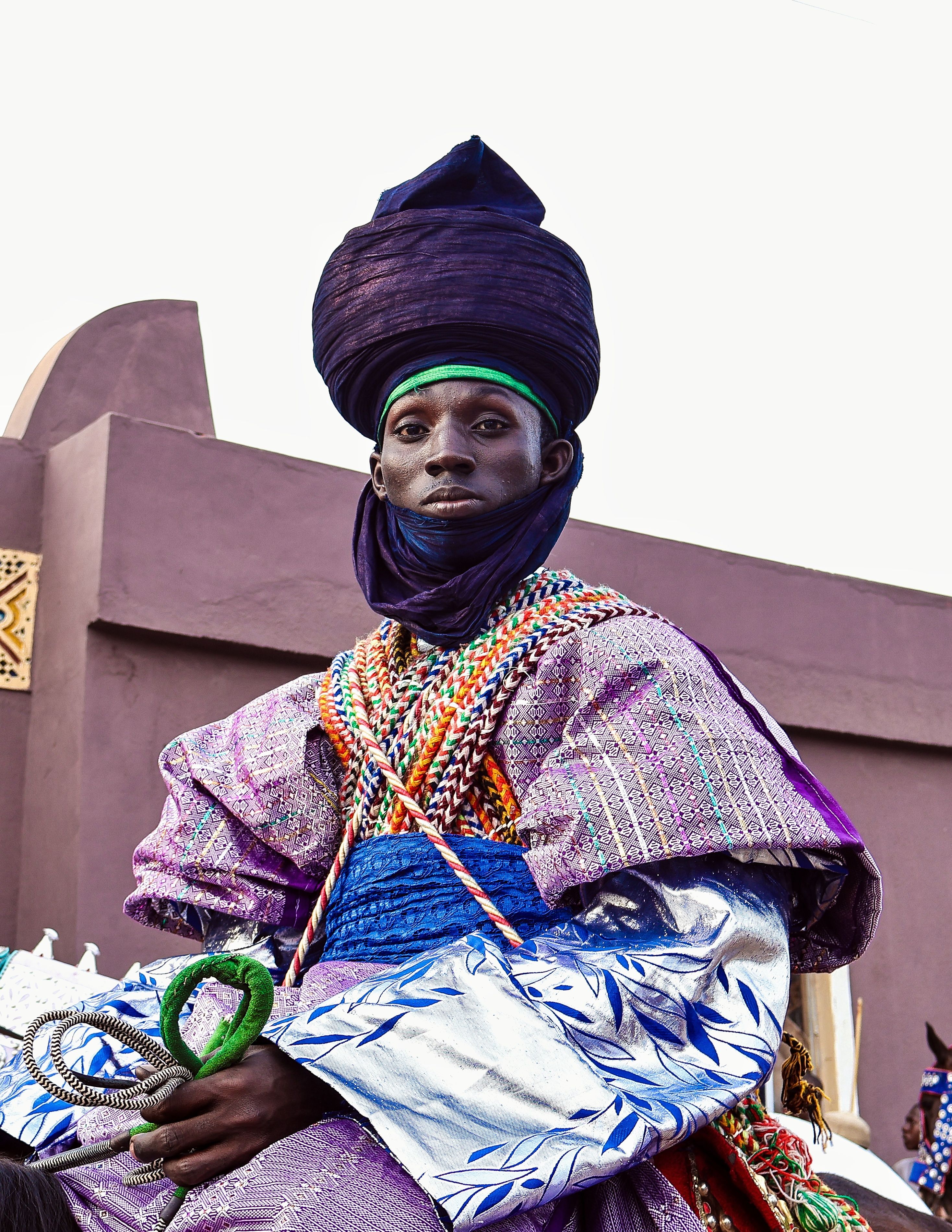 Elegant Traditional Attire at Cultural Festival · Free Stock Photo