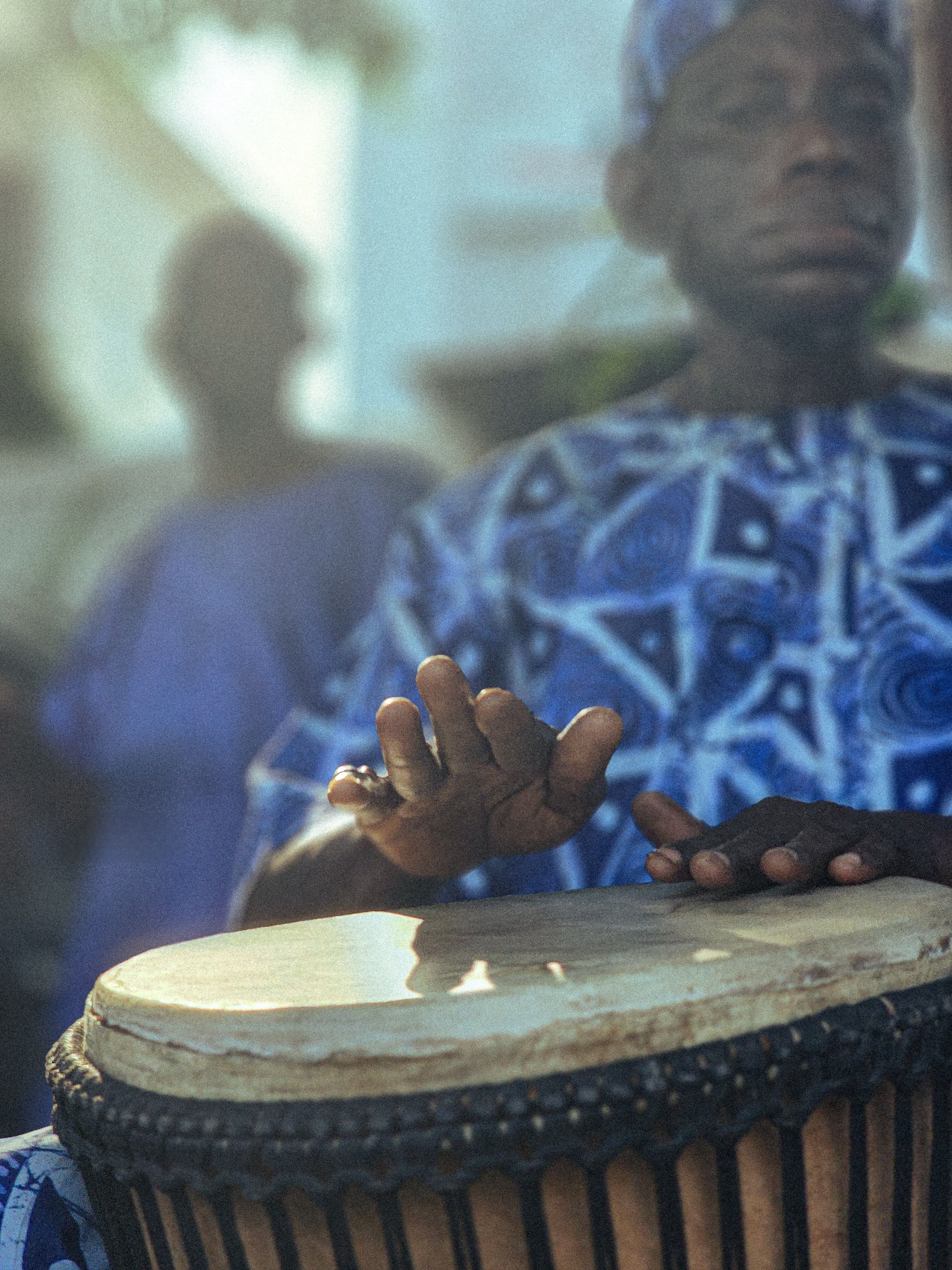 Traditional African Drummer Playing Djembe · Free Stock Photo