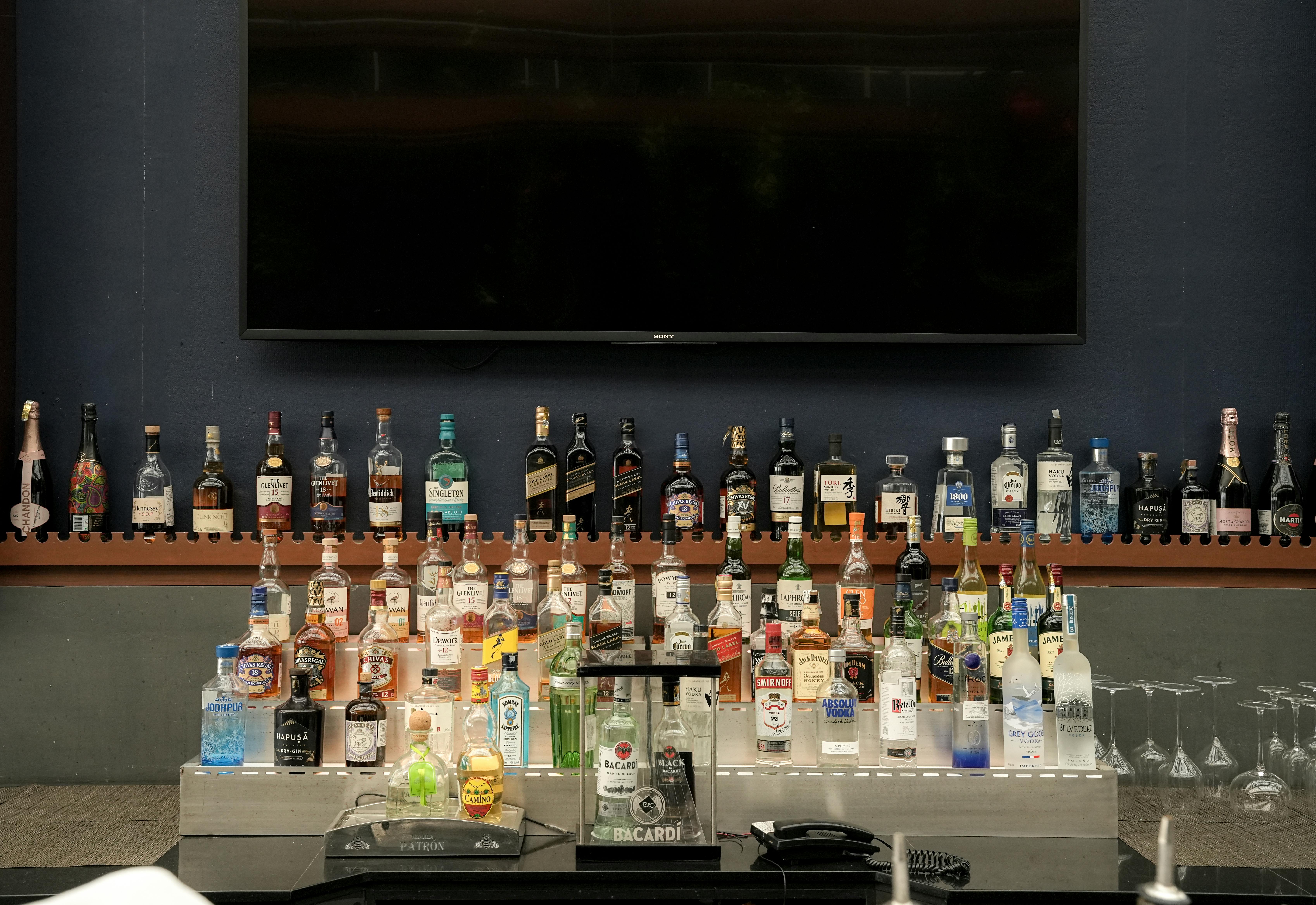 Assorted Bottle Inside Bar · Free Stock Photo