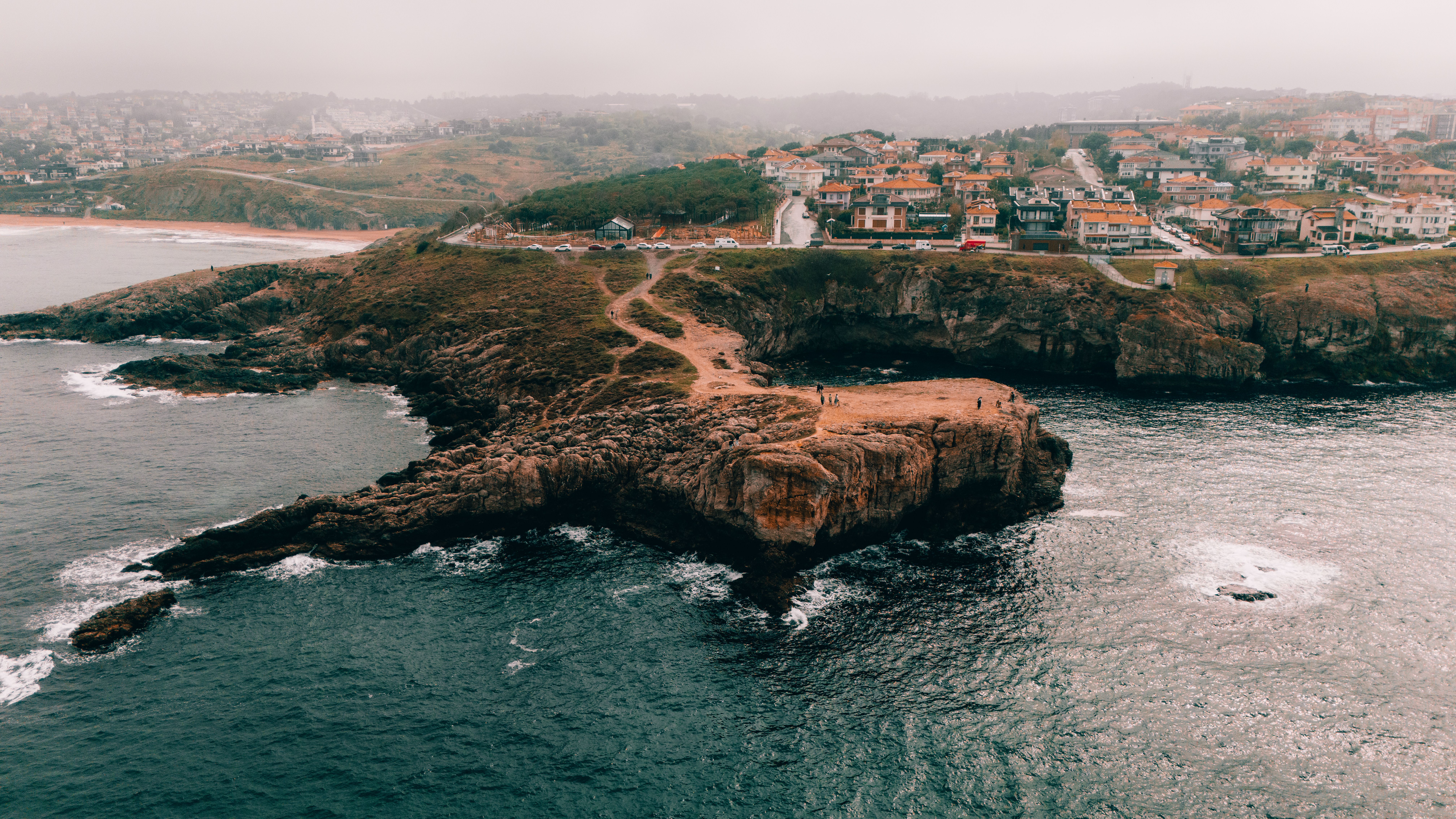 Scenic Coastal Cliff with Ocean View · Free Stock Photo