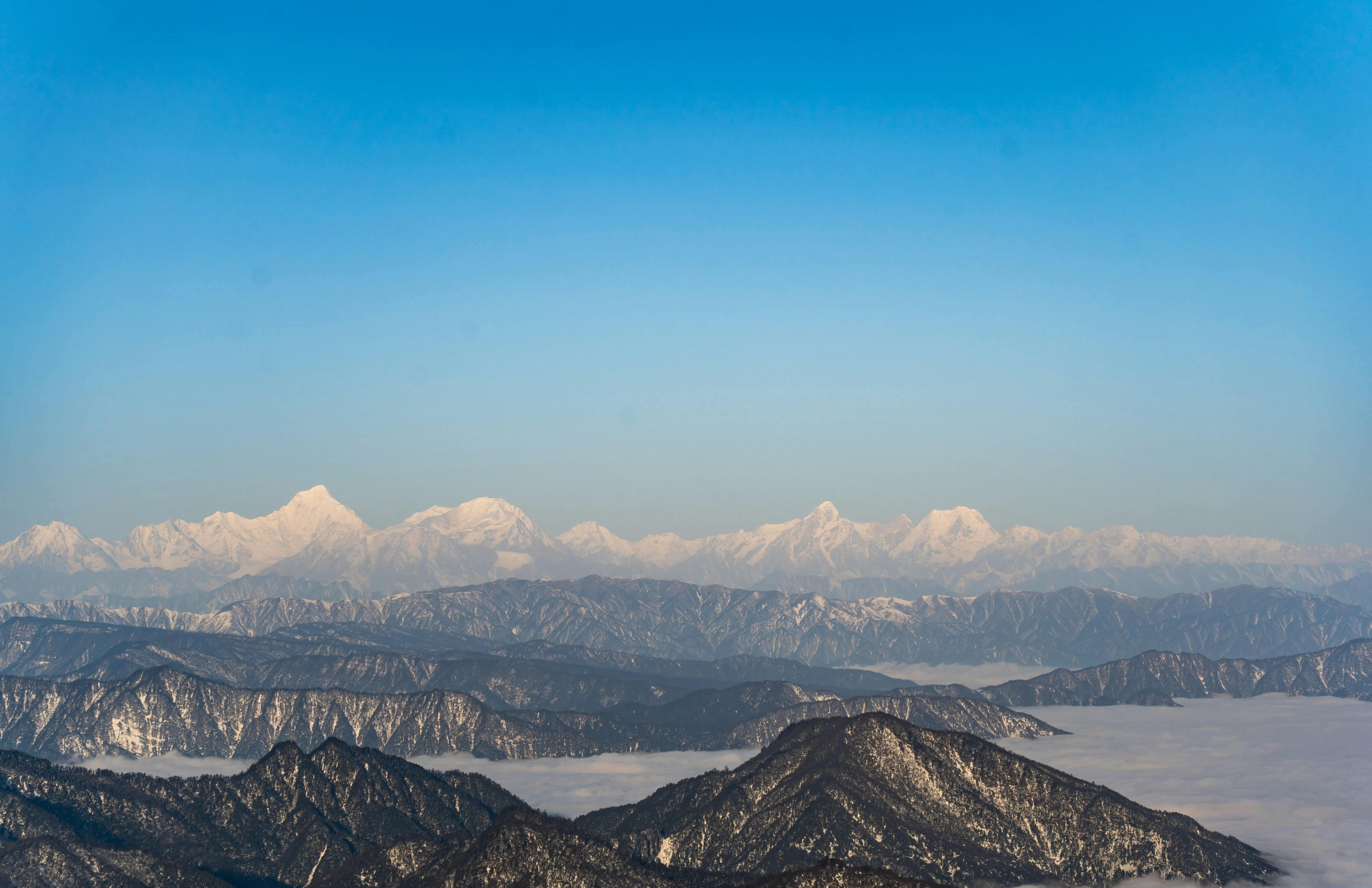 Majestic Mountain Range in Leshan, China · Free Stock Photo