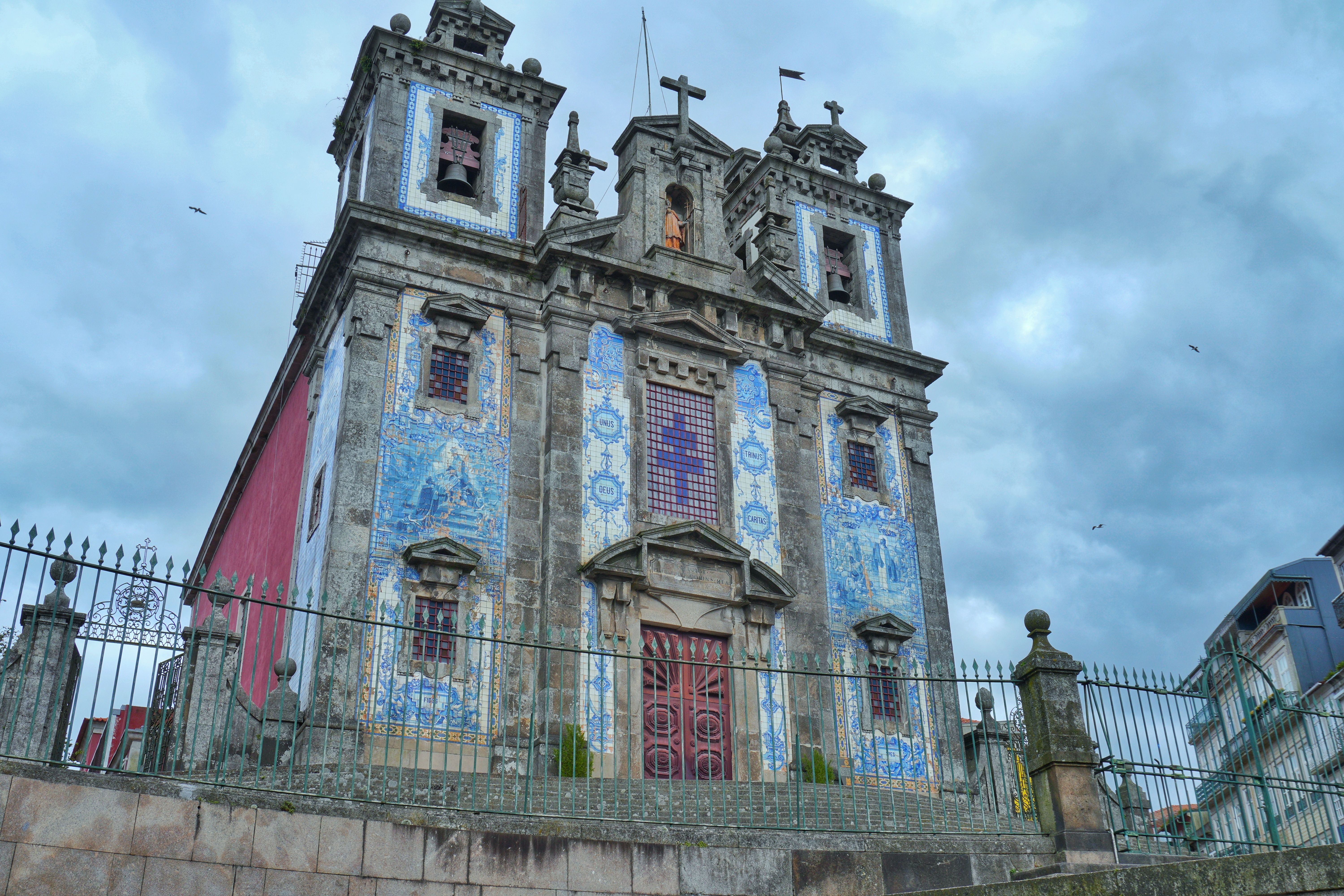 Historic Church with Blue Tiles in Porto · Free Stock Photo