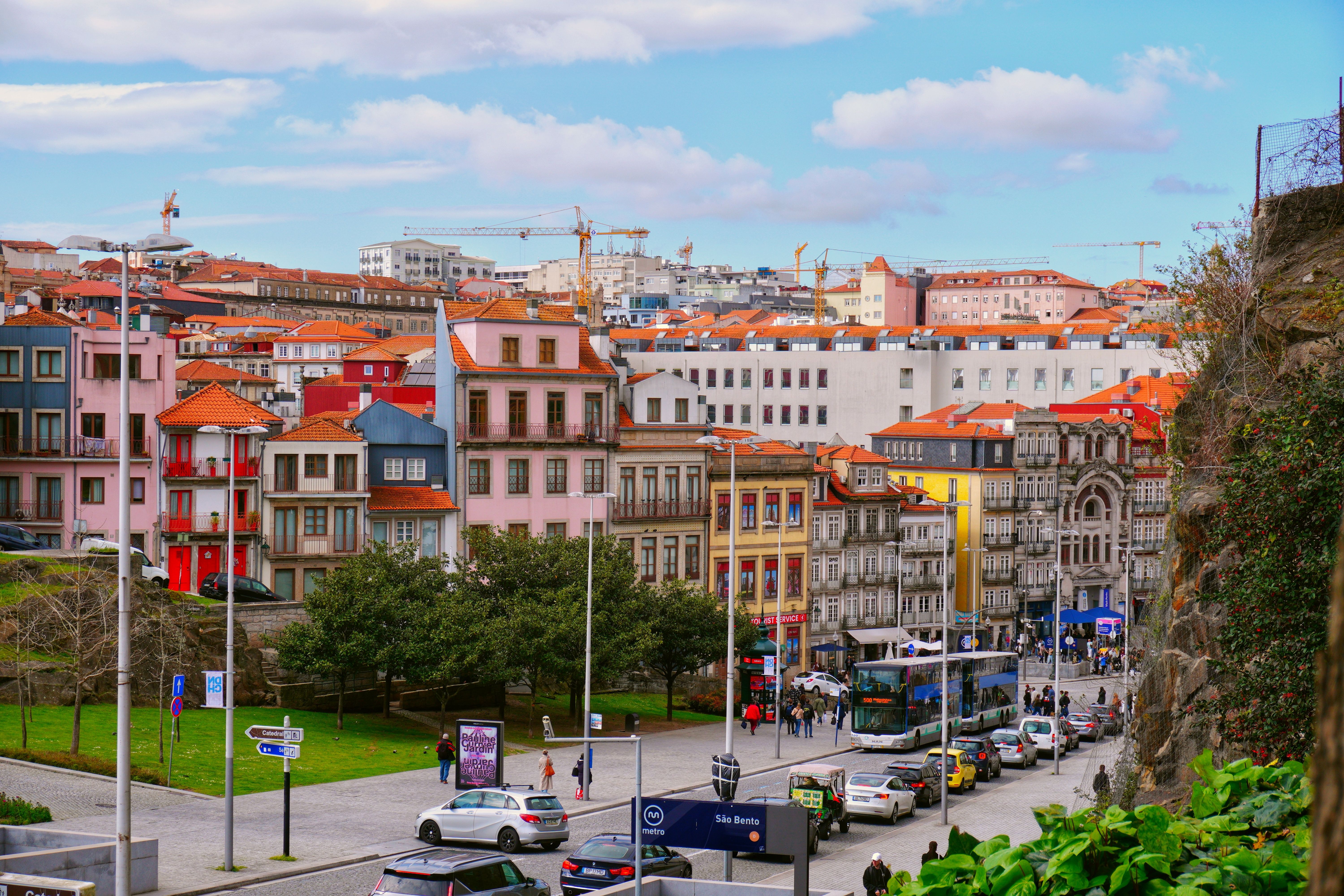 Colorful Buildings in Bustling Cityscape of Porto · Free Stock Photo