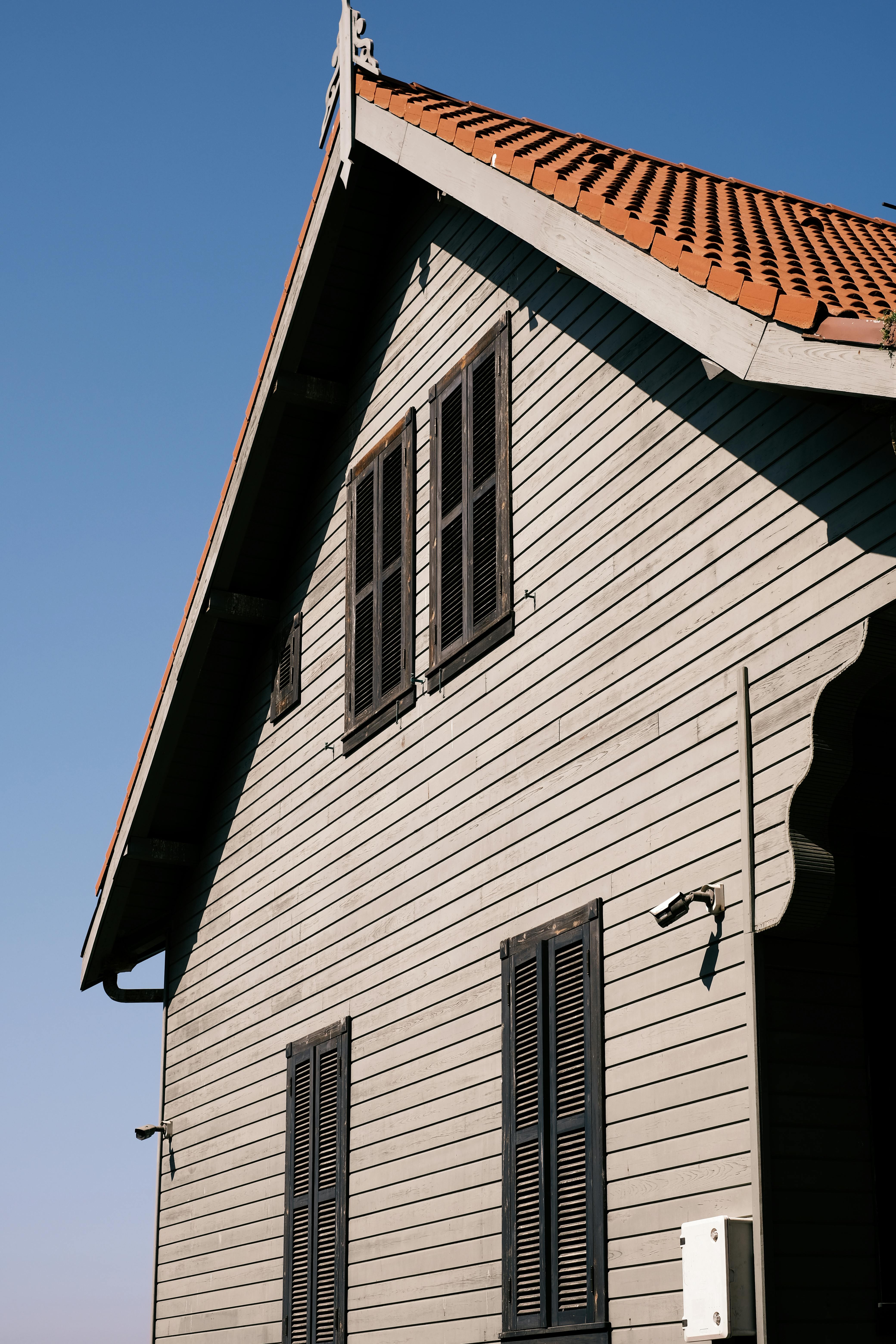 Rustic Turkish House Against Clear Blue Sky · Free Stock Photo