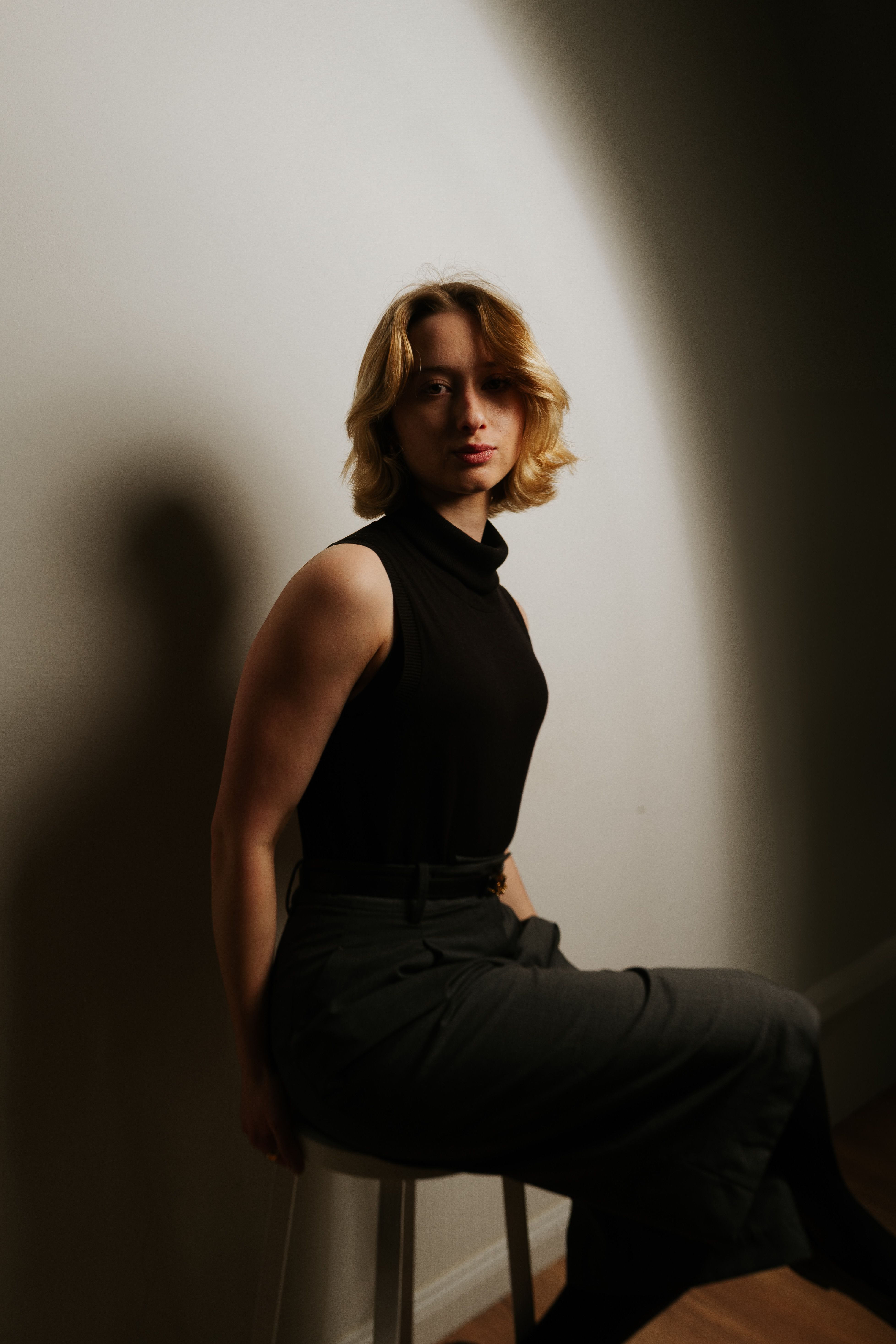 Elegant Portrait of Woman in Dramatic Lighting · Free Stock Photo